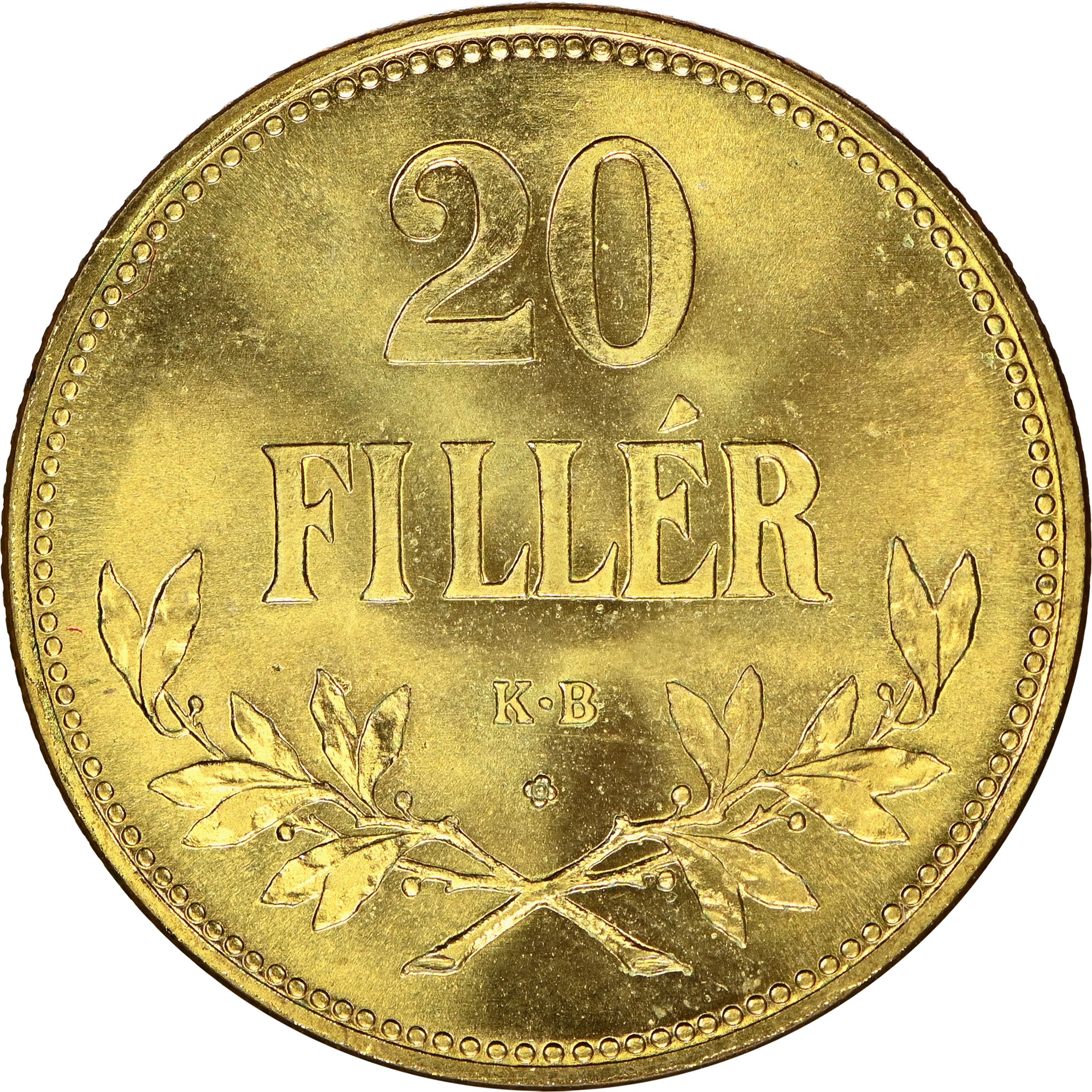 Hungary 20 Fillér KM TS64 Prices & Values | NGC