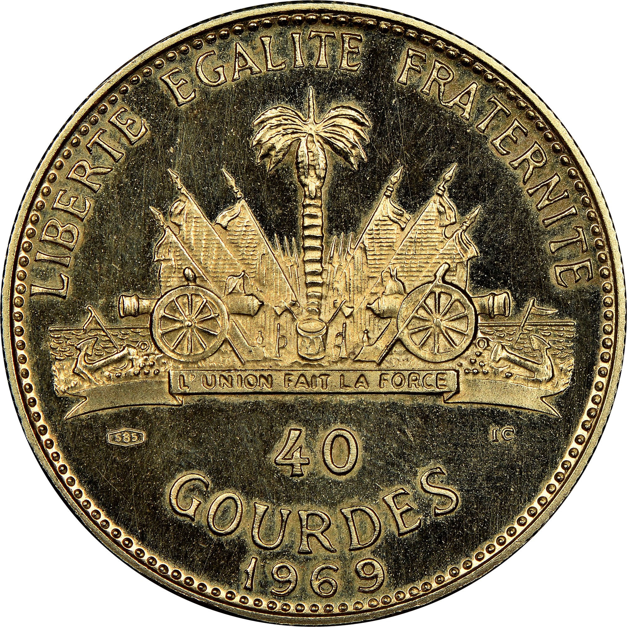 Haiti 40 Gourdes KM 73 Prices & Values | NGC