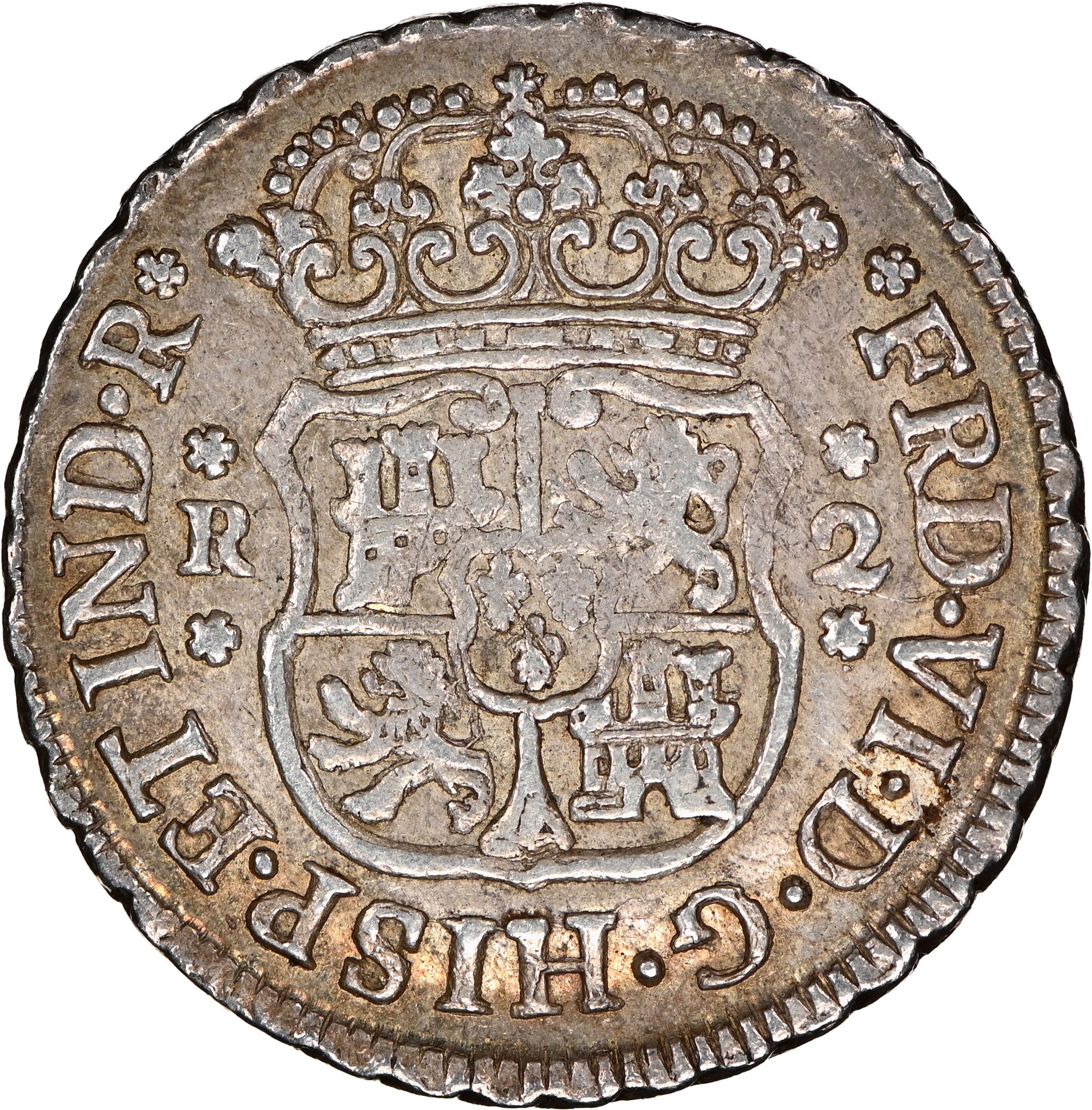 Mexico SPANISH COLONY 2 Reales KM 86.1 Prices & Values | NGC