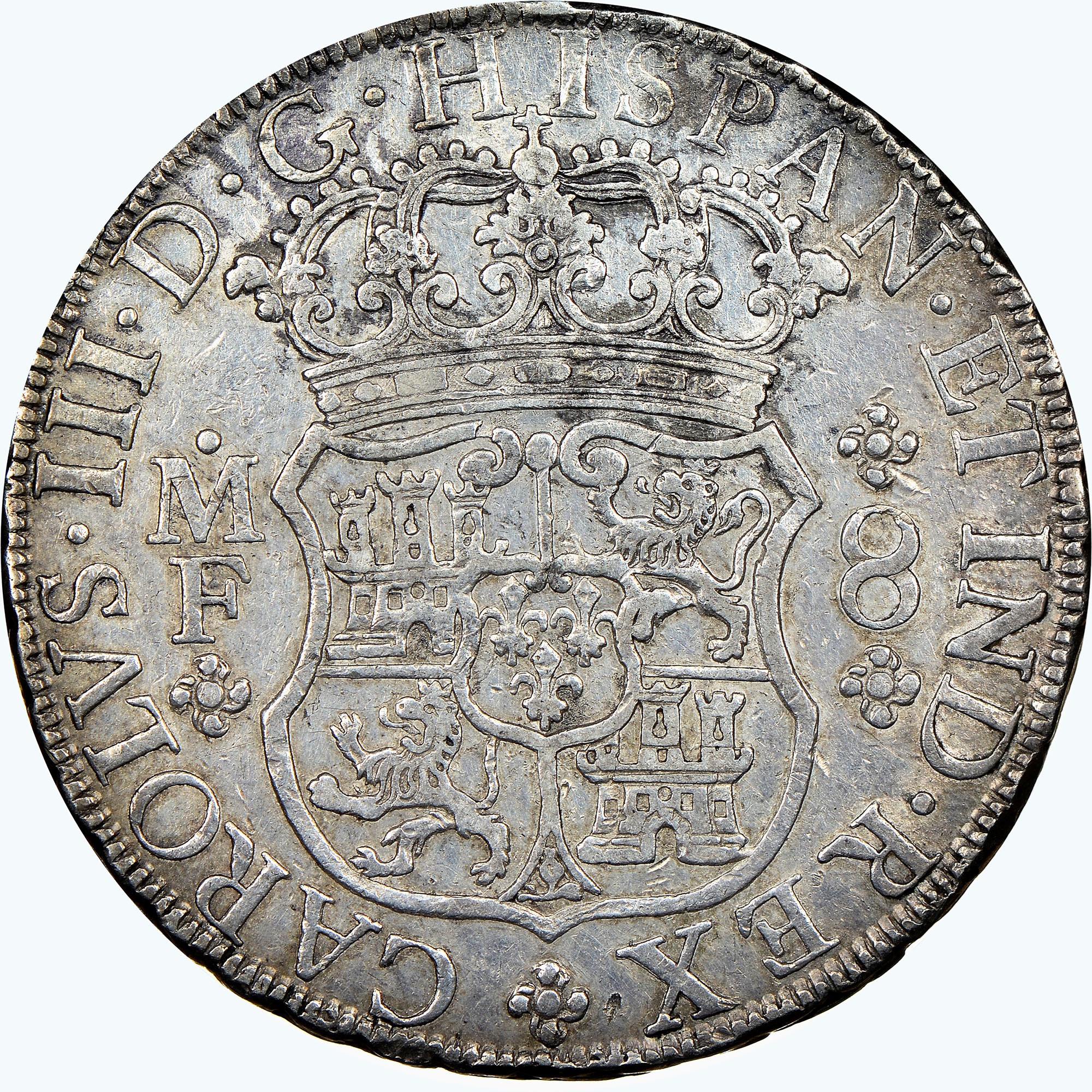 Mexico SPANISH COLONY 8 Reales KM 105 Prices & Values | NGC