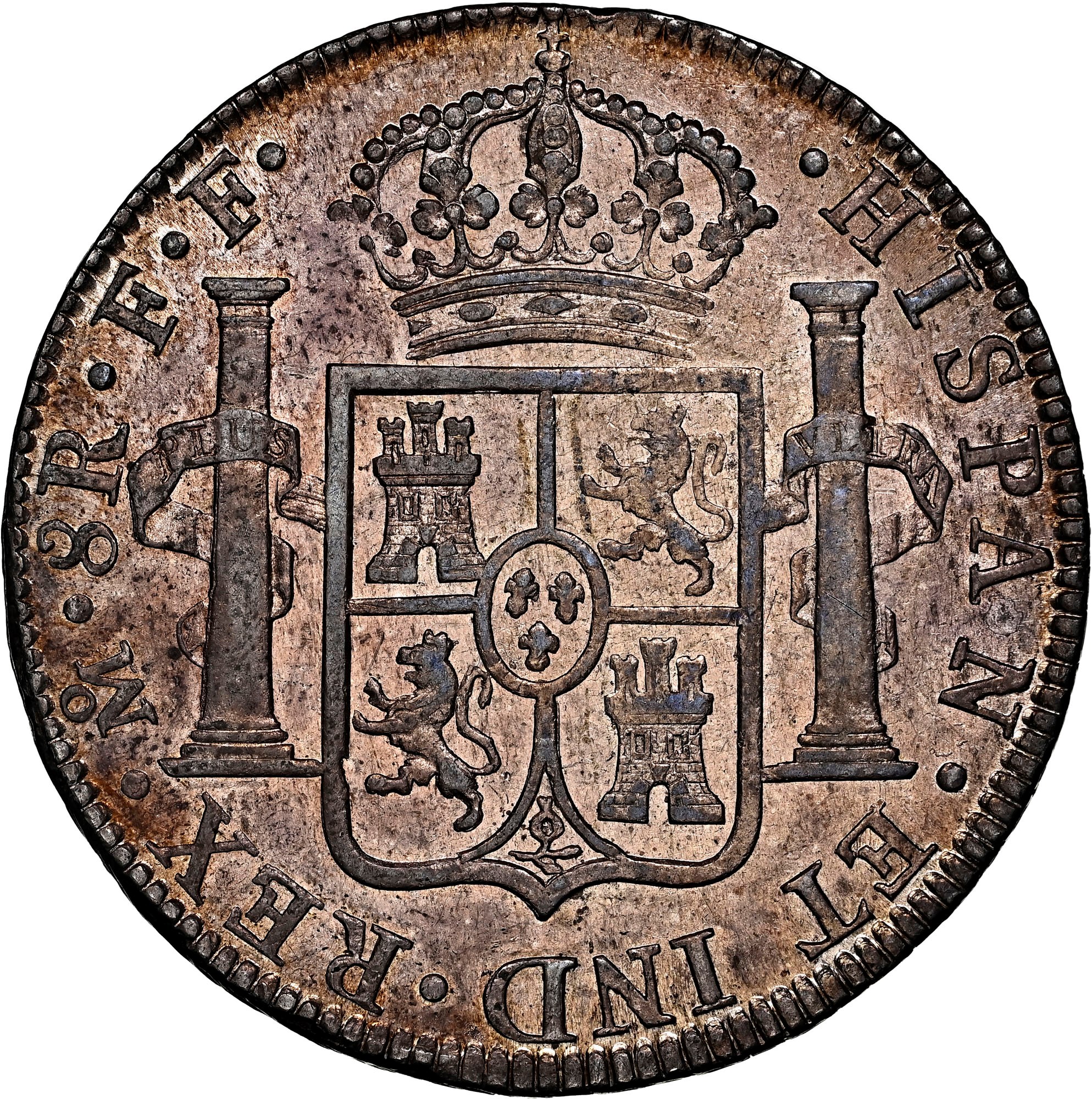 Mexico SPANISH COLONY 8 Reales KM 106.2 Prices & Values | NGC