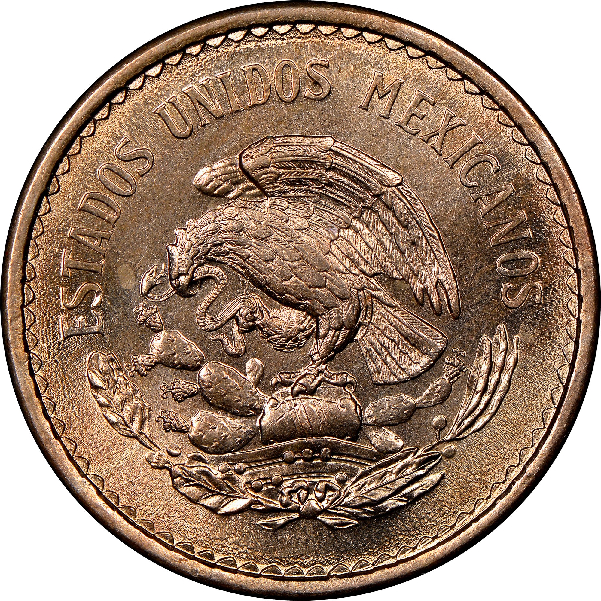 Mexico ESTADOS UNIDOS MEXICANOS 10 Centavos KM 432 Prices Values N Mexico ESTADOS UNIDOS MEXICANOS 10 Centavos KM 432 Prices Values N
