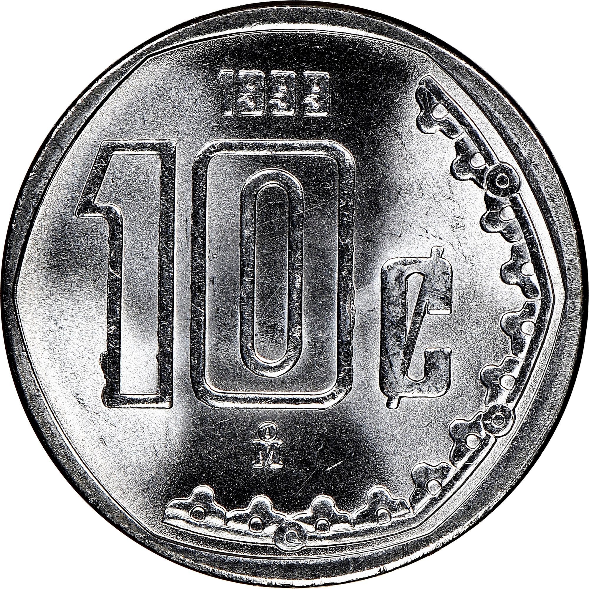 Mexico ESTADOS UNIDOS MEXICANOS 10 Centavos KM 547 Prices & Values | N