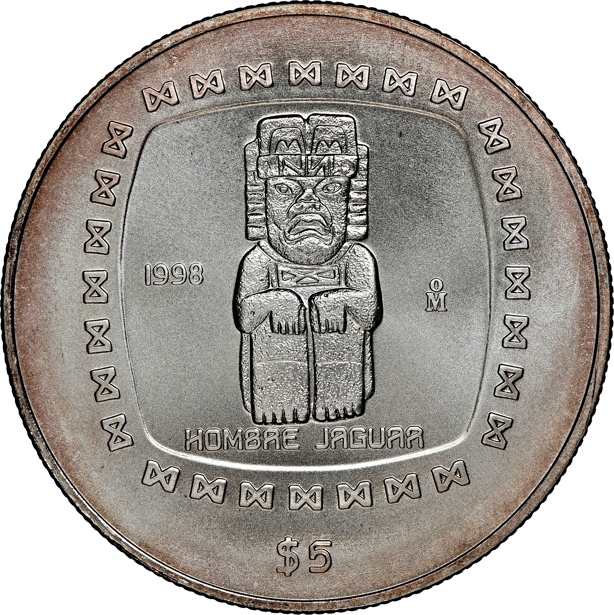 Mexico ESTADOS UNIDOS MEXICANOS 5 Pesos KM 596 Prices & Values | NGC