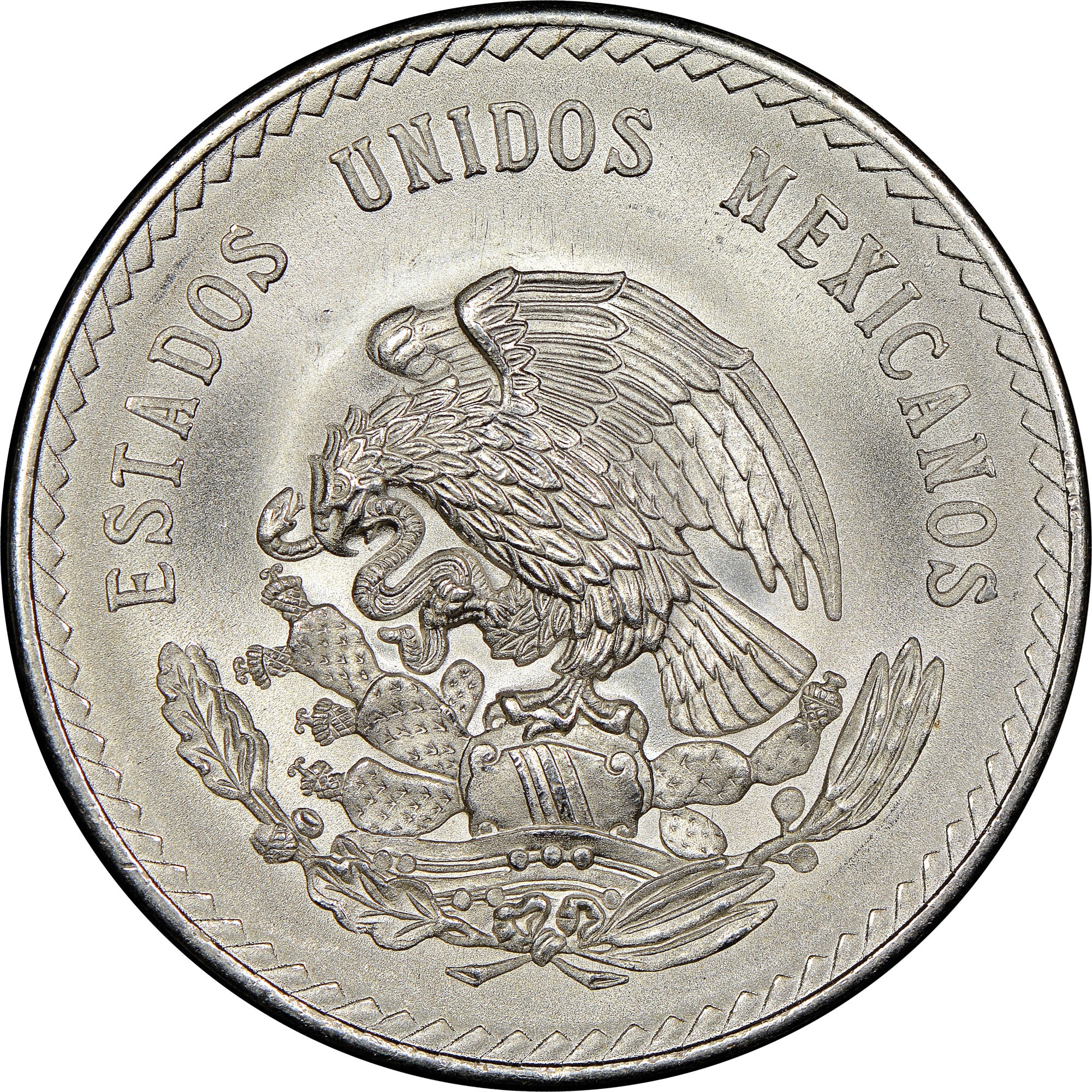 Mexico ESTADOS UNIDOS MEXICANOS 5 Pesos KM 465 Prices Values NGC Mexico ESTADOS UNIDOS MEXICANOS 5 Pesos KM 465 Prices Values NGC