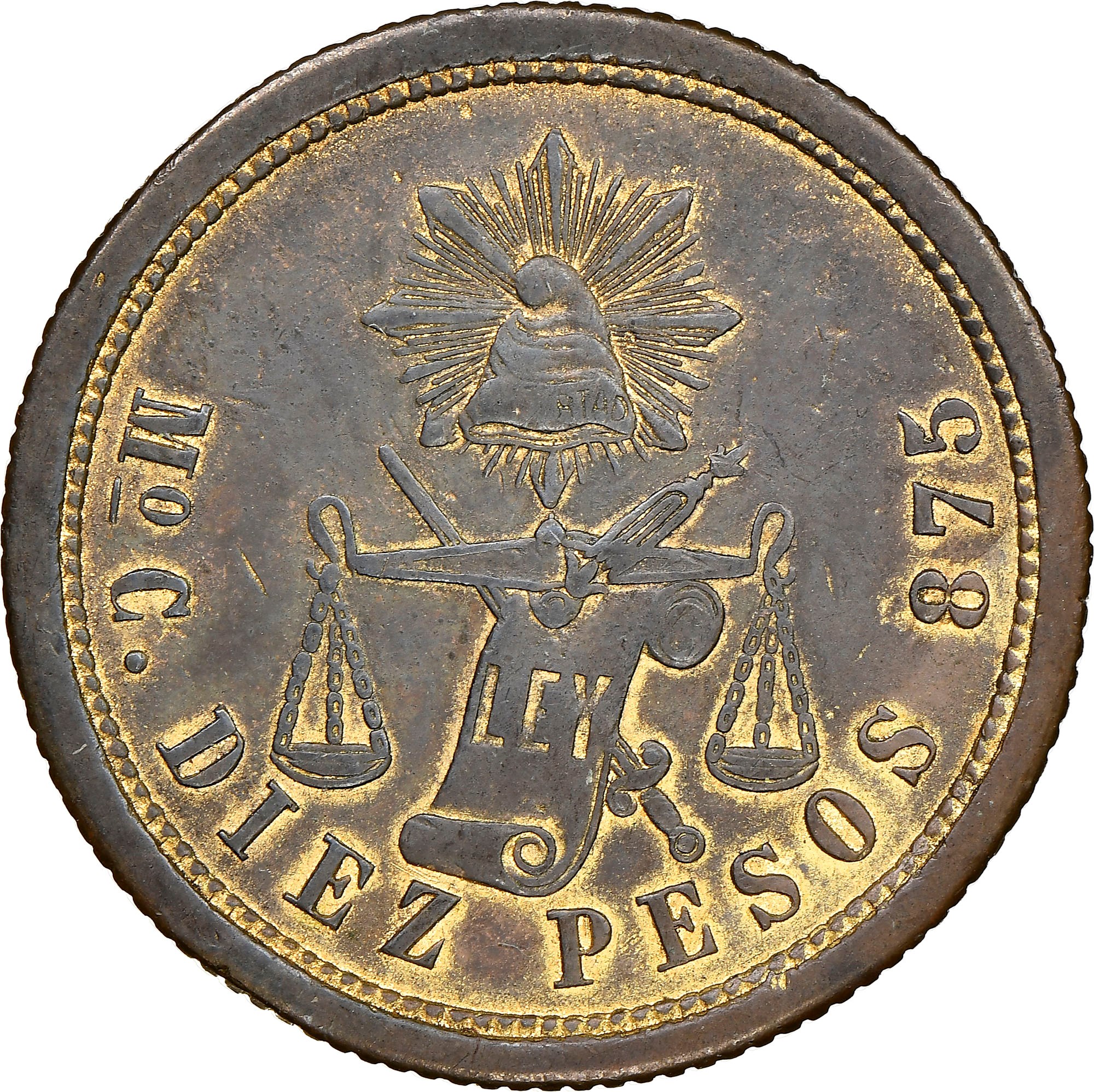 Mexico SECOND REPUBLIC 10 Pesos KM Pn120 Prices & Values | NGC