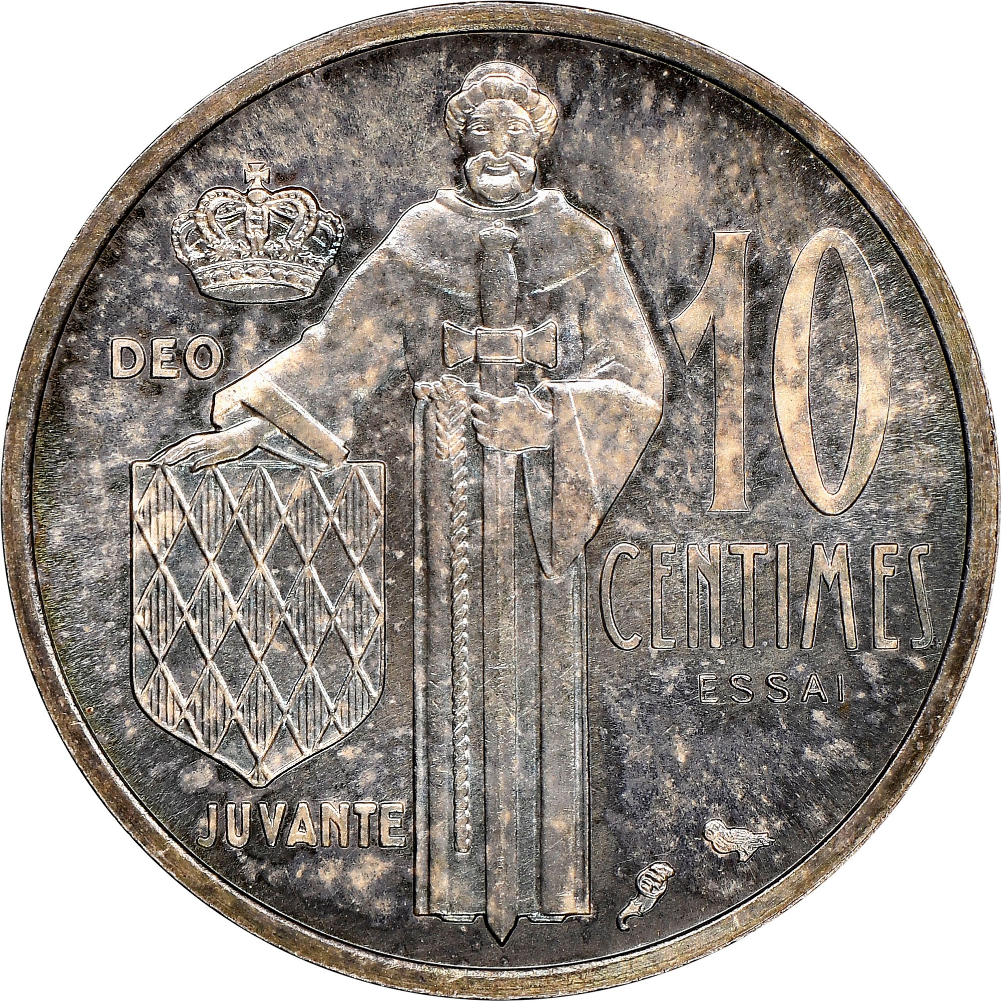 Monaco 10 Centimes KM E44 Prices & Values | NGC