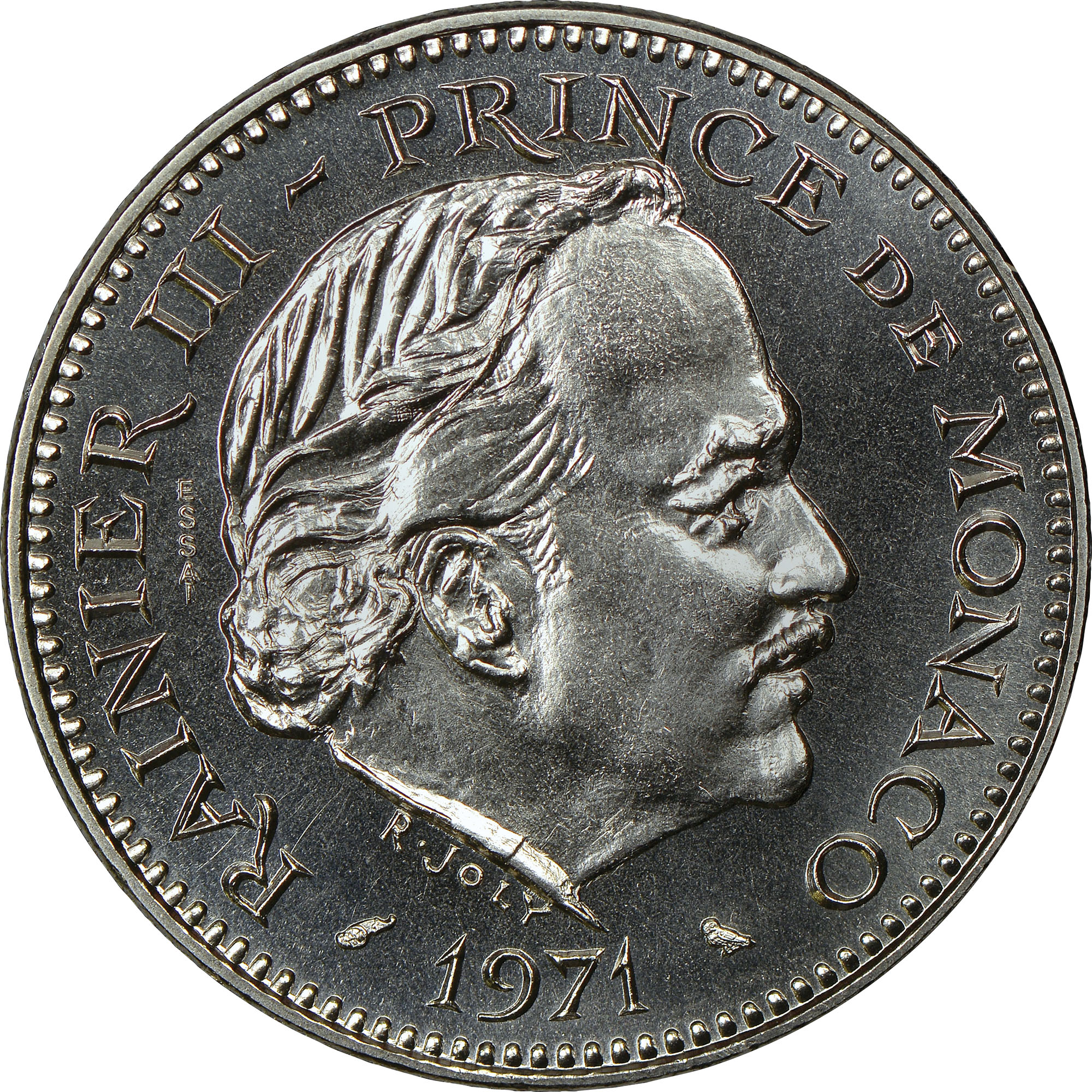 Monaco 5 Francs KM E58 Prices & Values | NGC