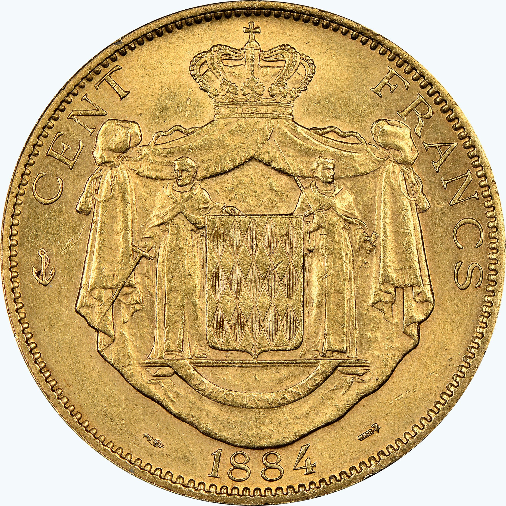 Monaco 100 Francs KM 99 Prices & Values | NGC