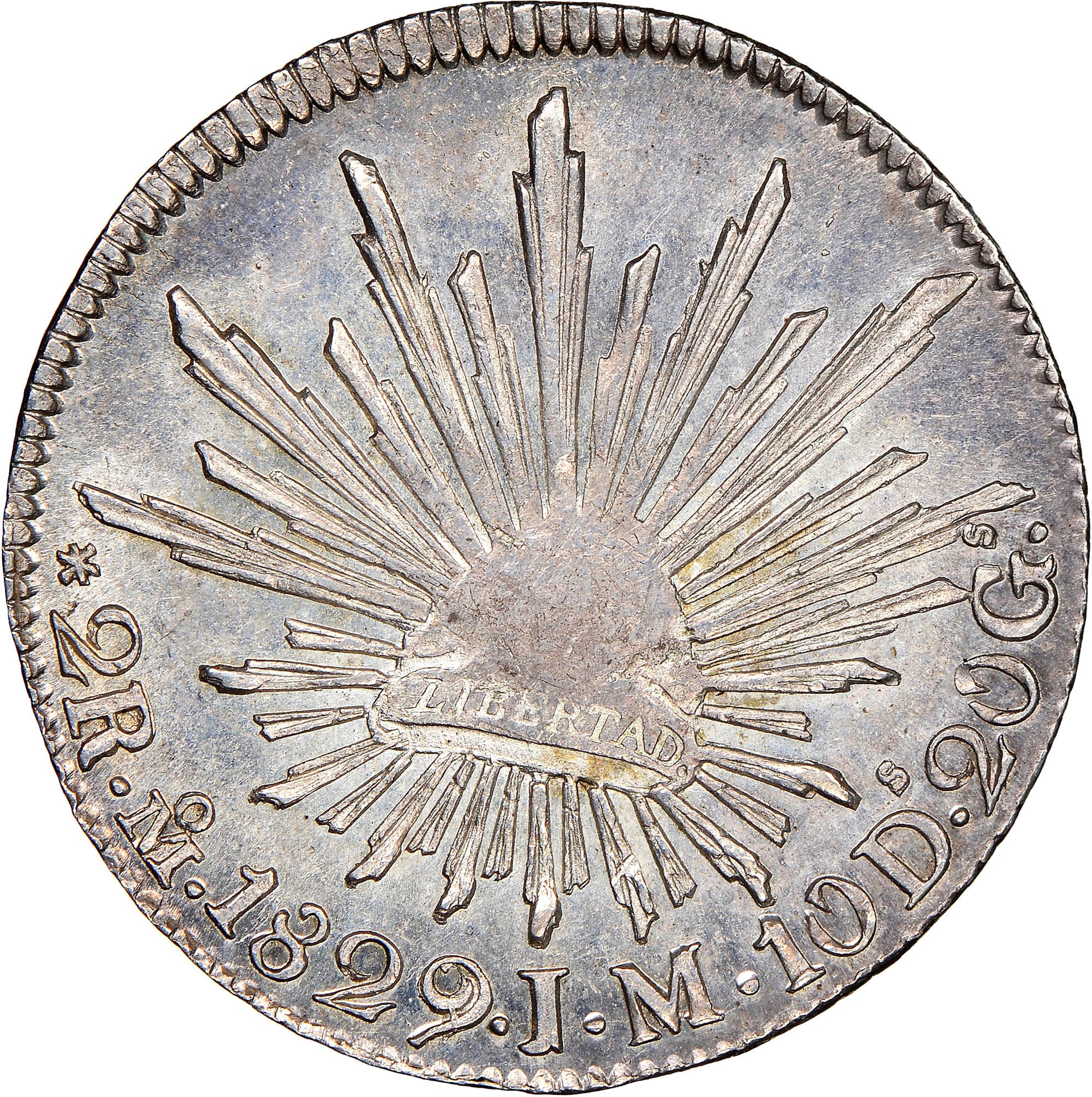 Mexico FIRST REPUBLIC 2 Reales KM 374.10 Prices & Values | NGC