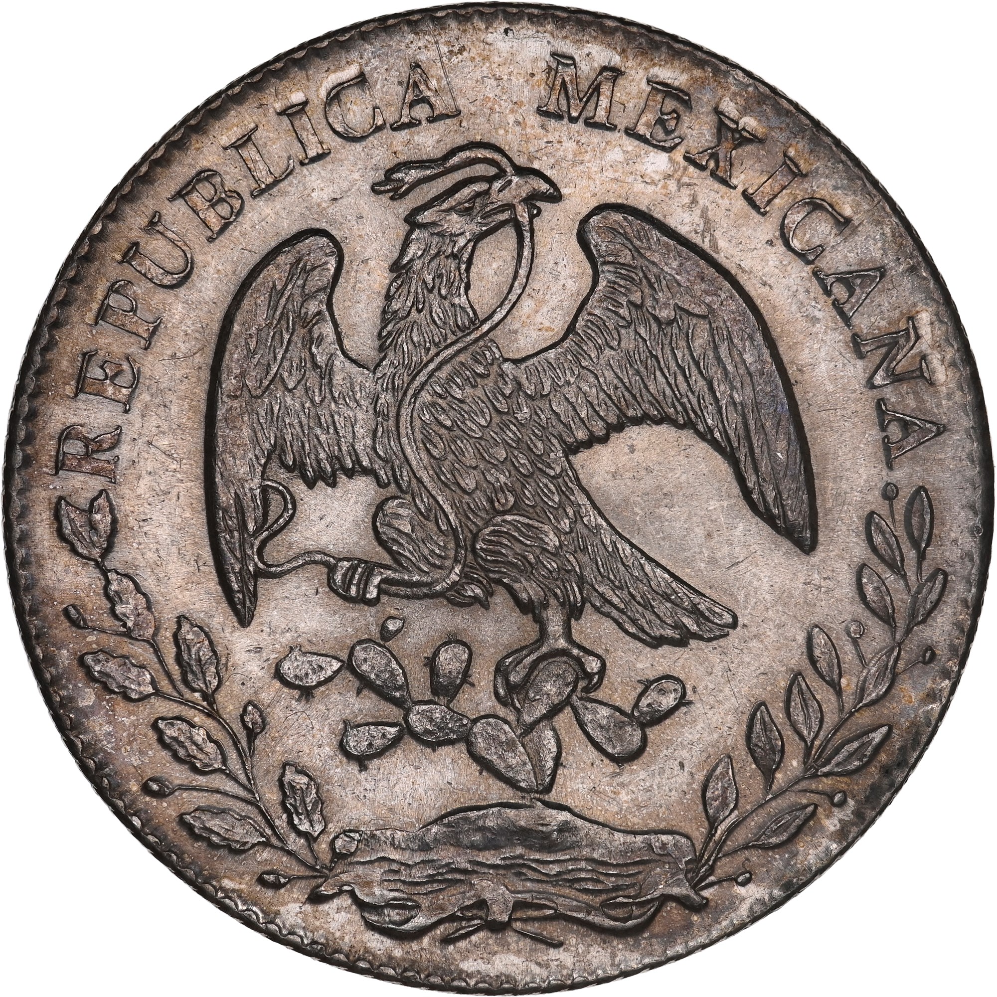 Mexico FIRST REPUBLIC 8 Reales KM 377.8 Prices & Values | NGC