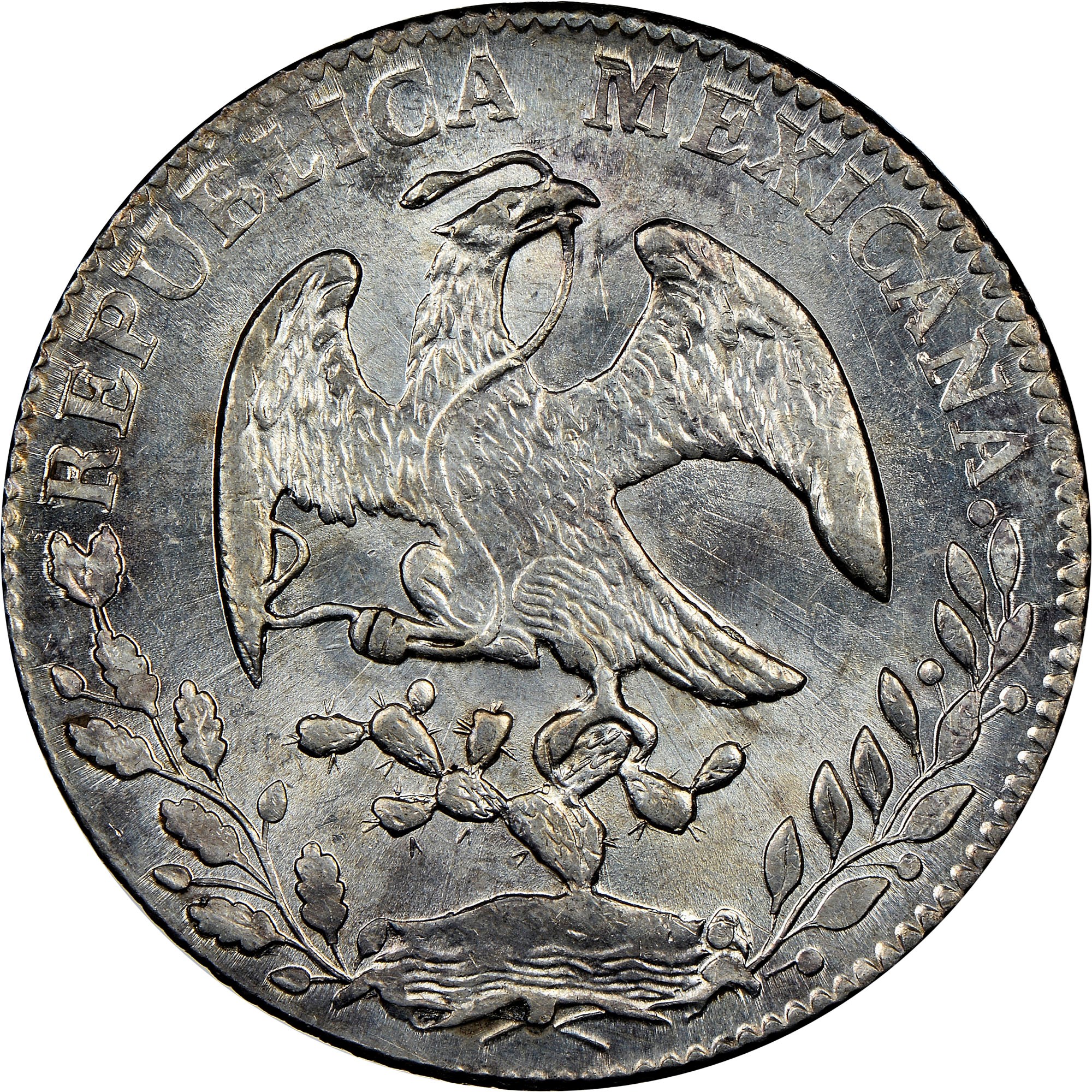 Mexico FIRST REPUBLIC 8 Reales KM 377.8 Prices & Values | NGC