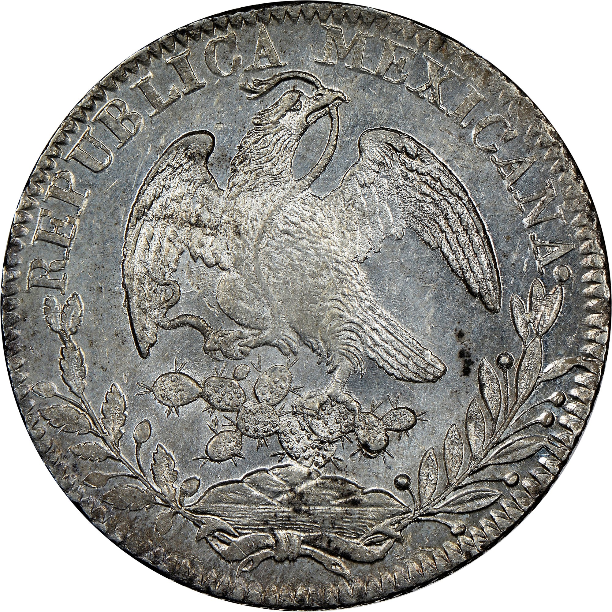 Mexico FIRST REPUBLIC 8 Reales KM 377.13 Prices & Values | NGC