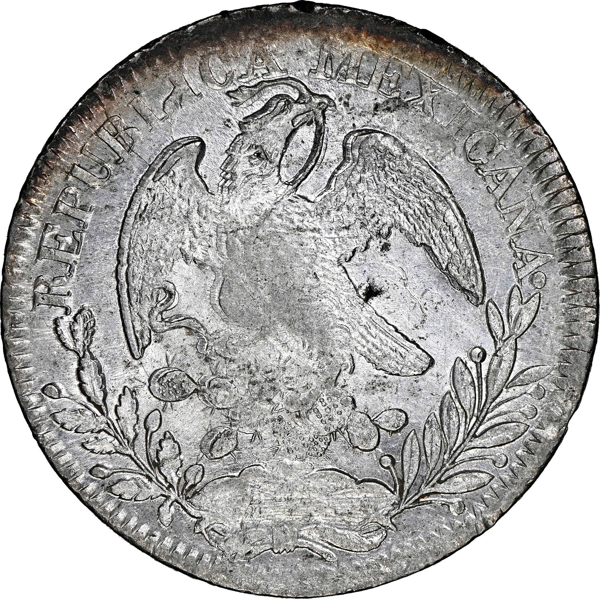 Mexico FIRST REPUBLIC 8 Reales KM 377.13 Prices & Values | NGC