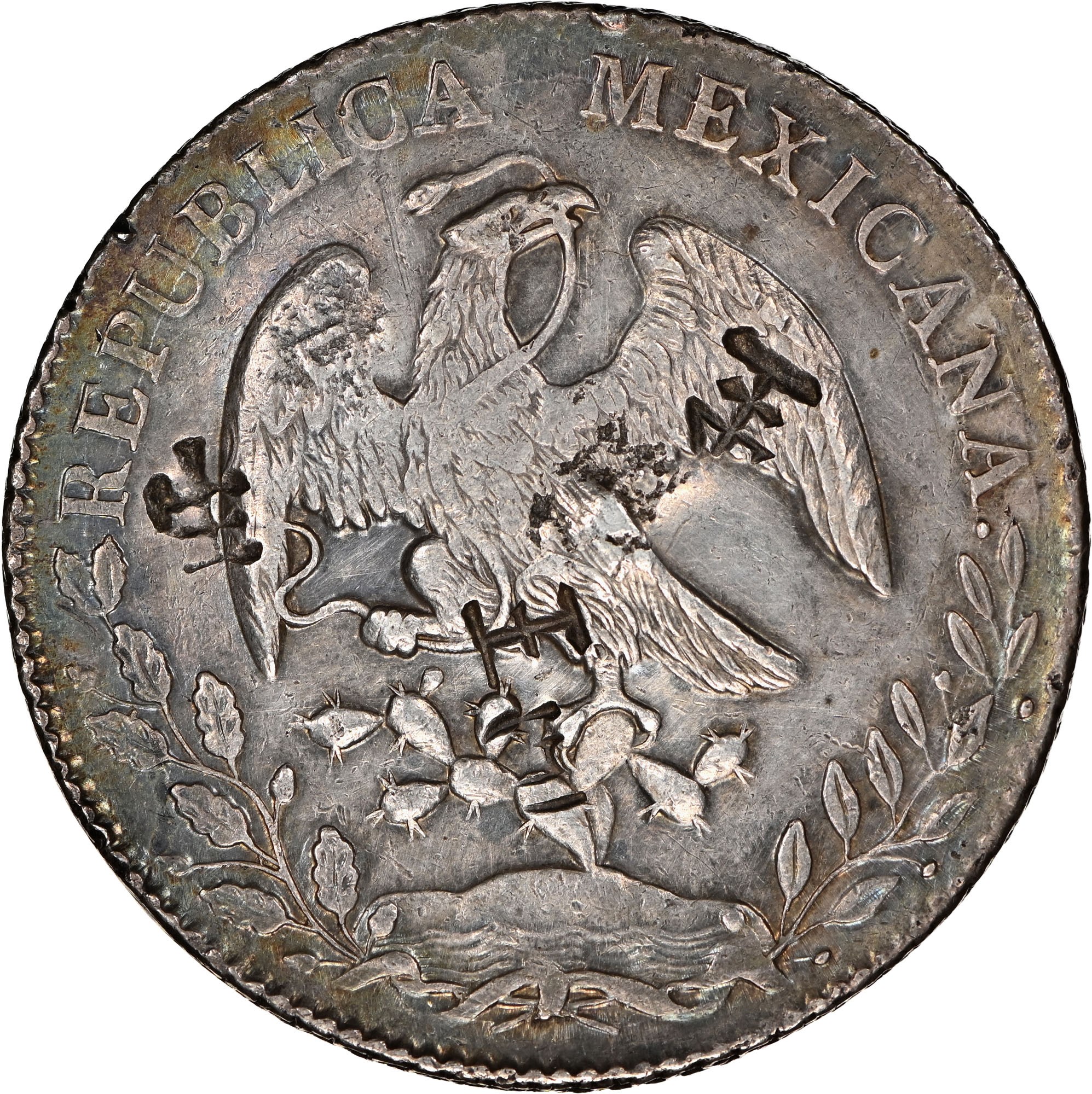Mexico FIRST REPUBLIC 8 Reales KM 377.10 Prices & Values | NGC