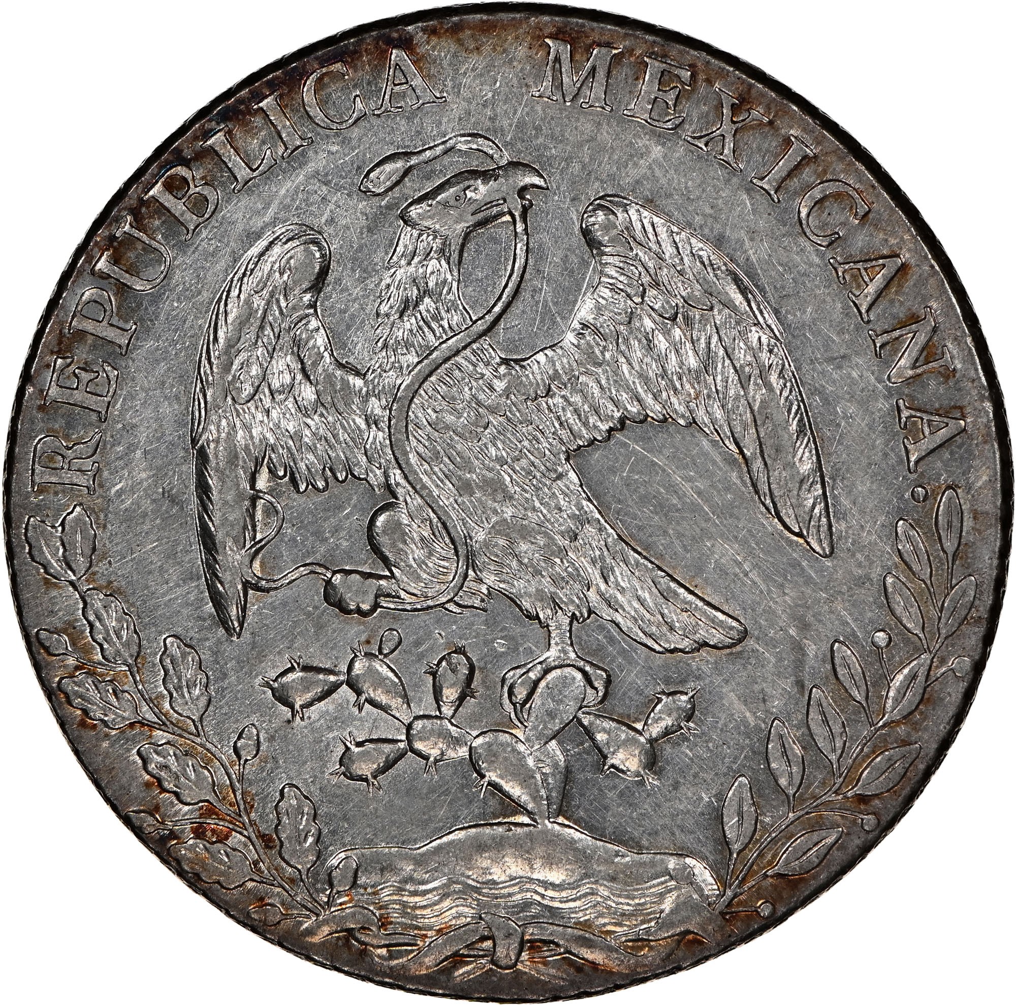 Mexico FIRST REPUBLIC 8 Reales KM 377.11 Prices & Values | NGC