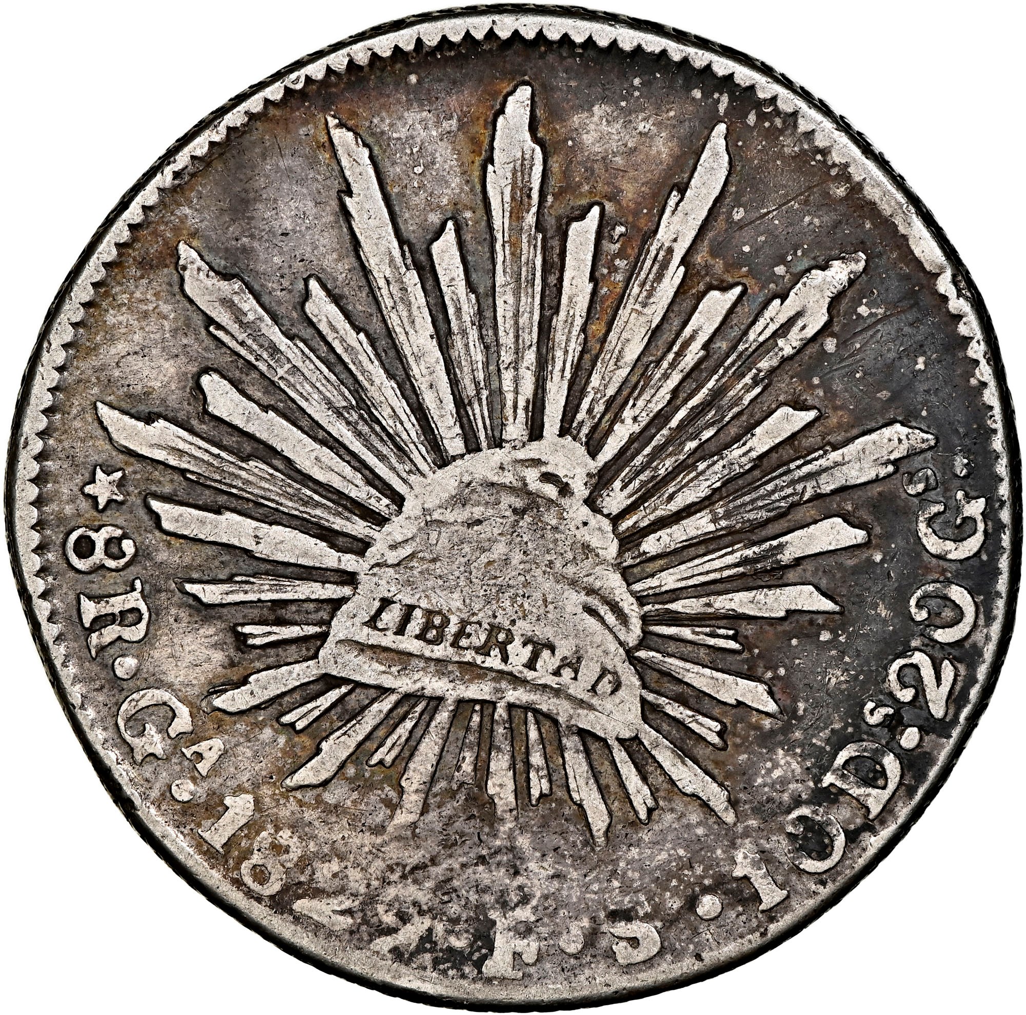 Mexico FIRST REPUBLIC 8 Reales KM 377.6 Prices & Values | NGC