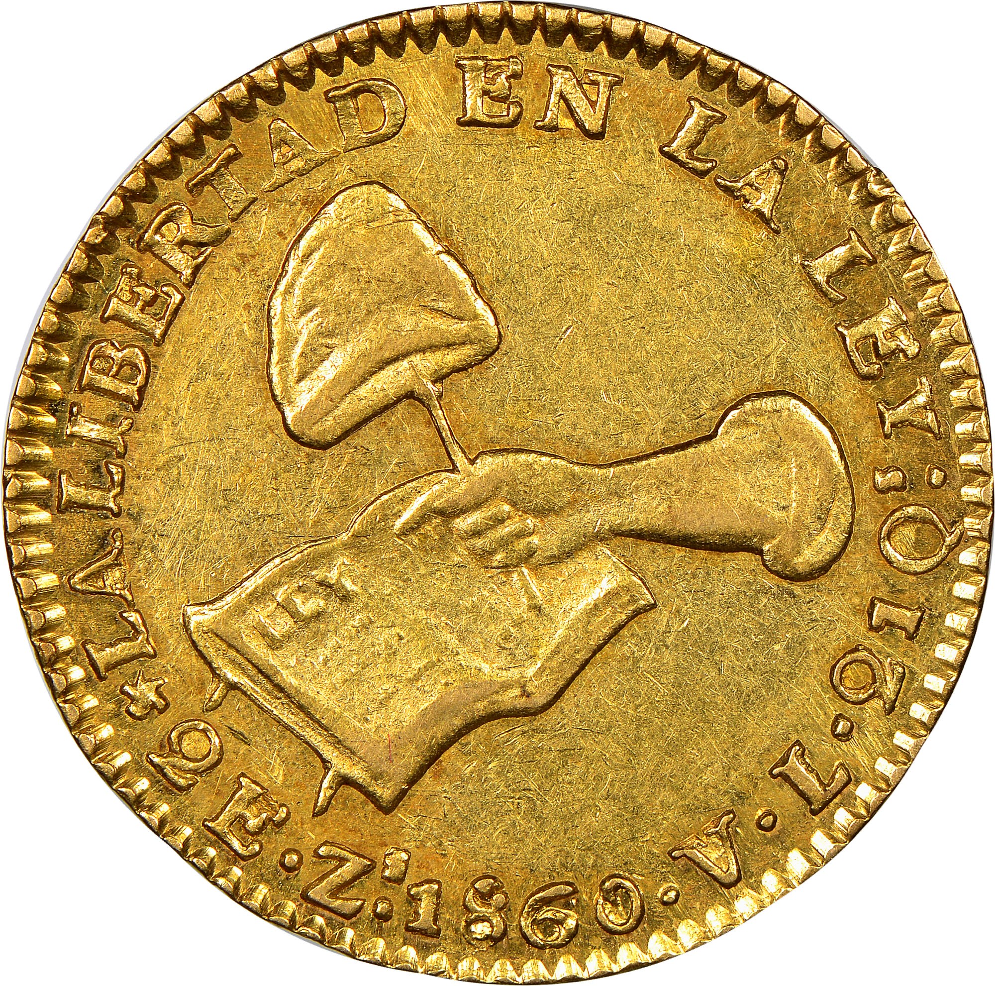 Mexico FIRST REPUBLIC 2 Escudos KM 380.8 Prices & Values | NGC