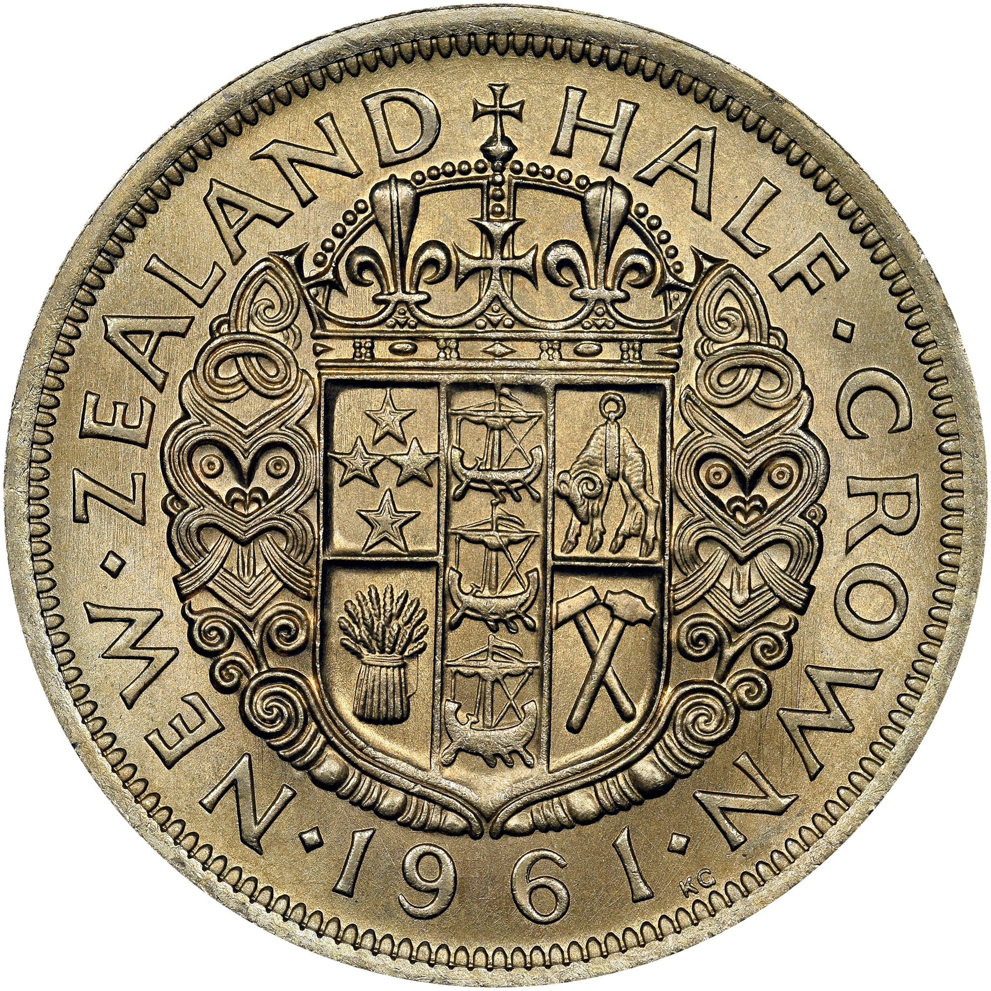New Zealand 1/2 Crown KM 29.2 Prices & Values | NGC