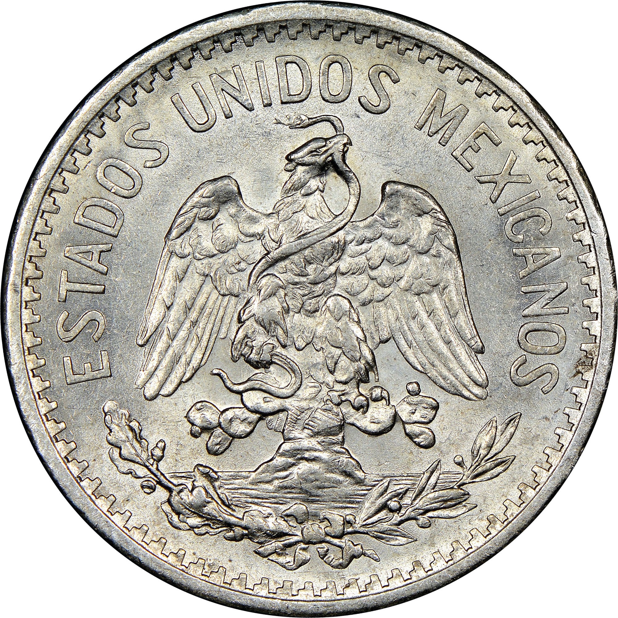 Mexico ESTADOS UNIDOS MEXICANOS 50 Centavos KM 445 Prices & Values | N