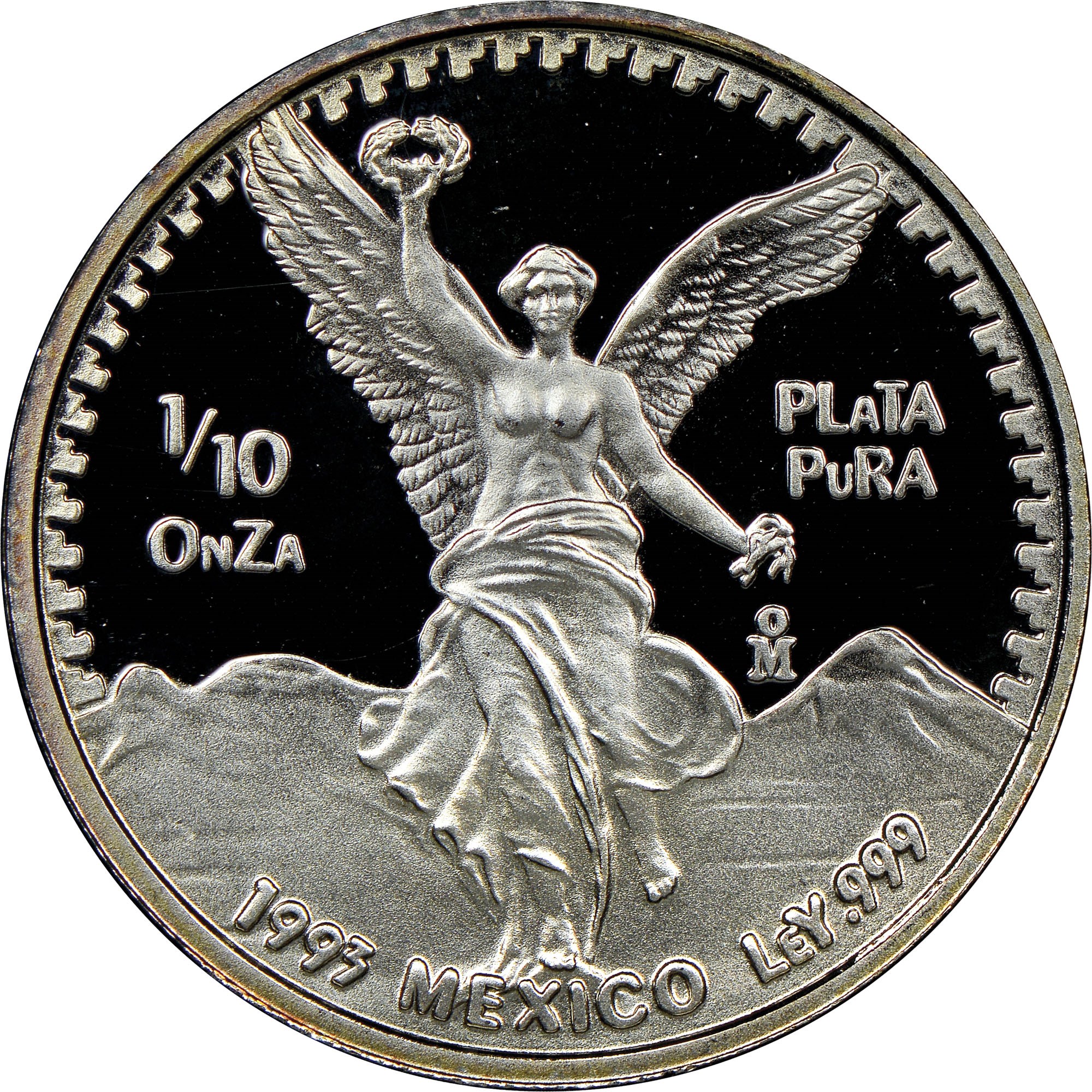 Mexico ESTADOS UNIDOS MEXICANOS 1/10 Onza KM 543 Prices & Values | NGC