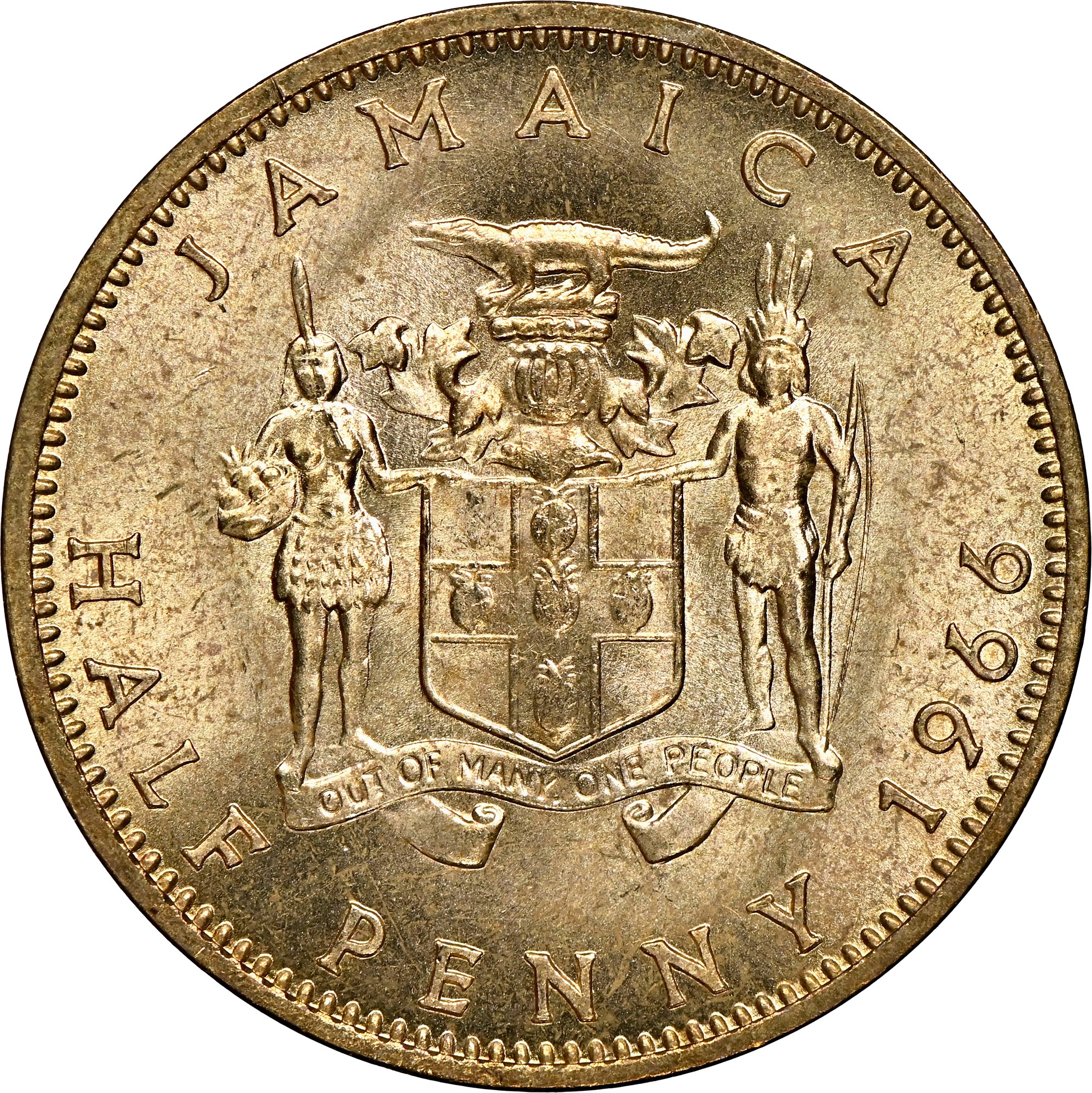 Jamaica 1/2 Penny KM 38 Prices & Values | NGC