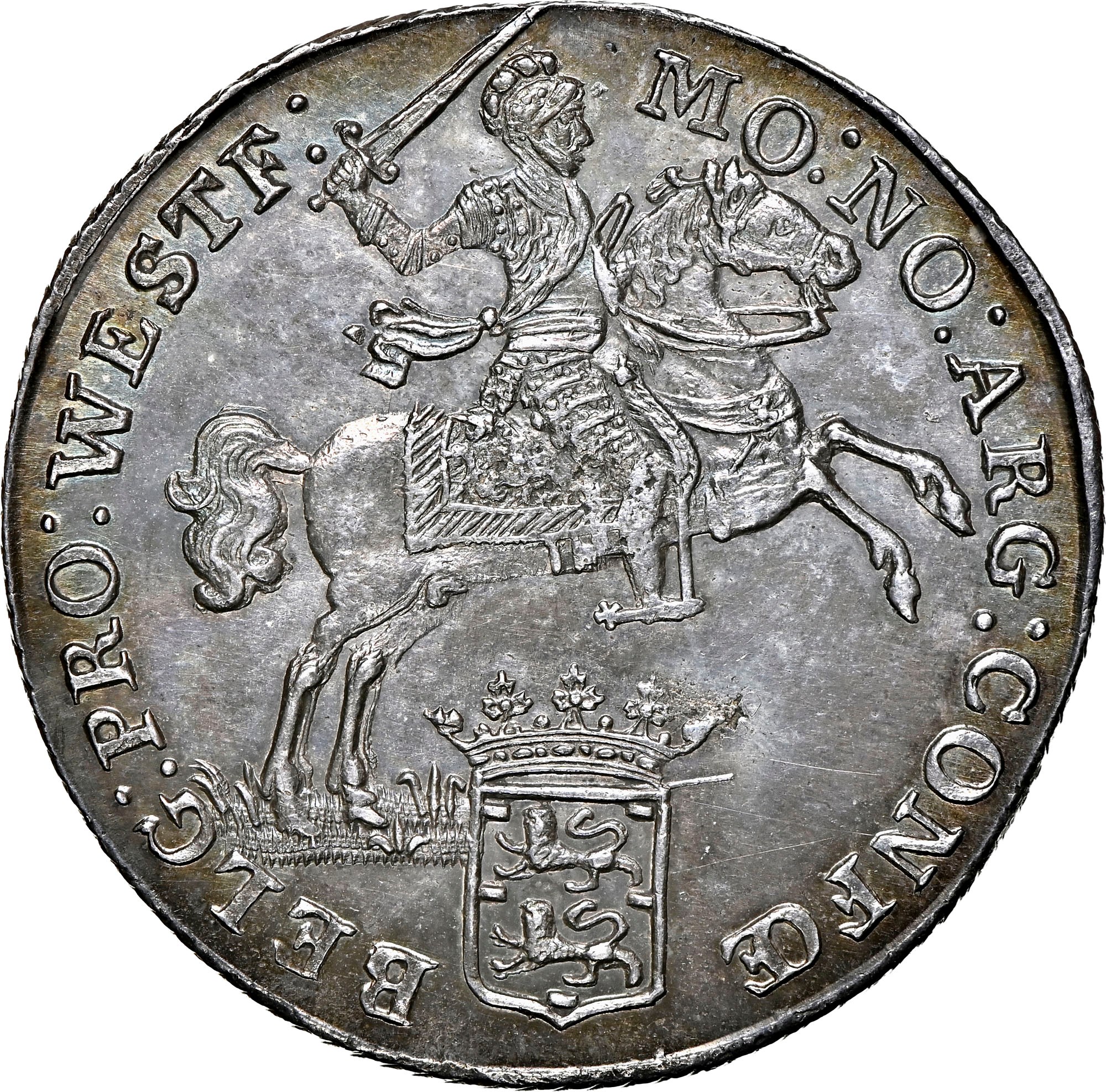Netherlands WEST FRIESLAND 1/2 Silver Rider KM 140.2 Prices & Values