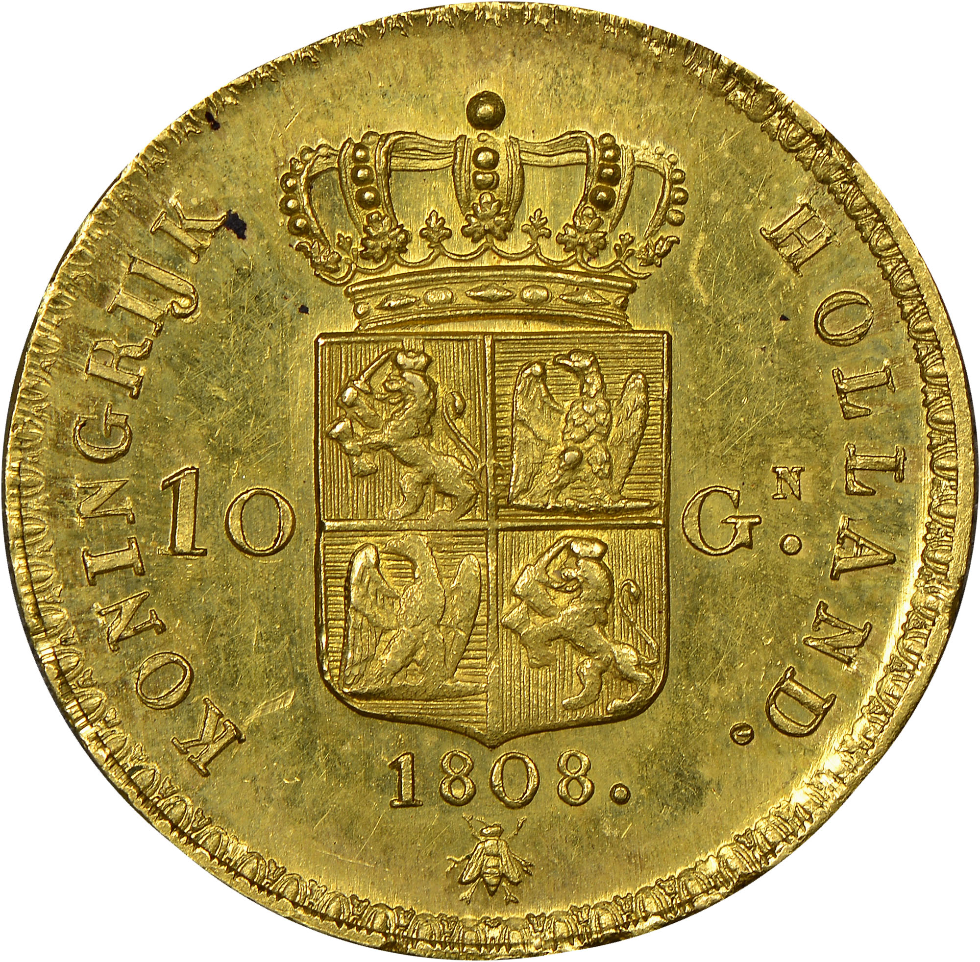 Netherlands 10 Gulden KM 33 Prices & Values | NGC