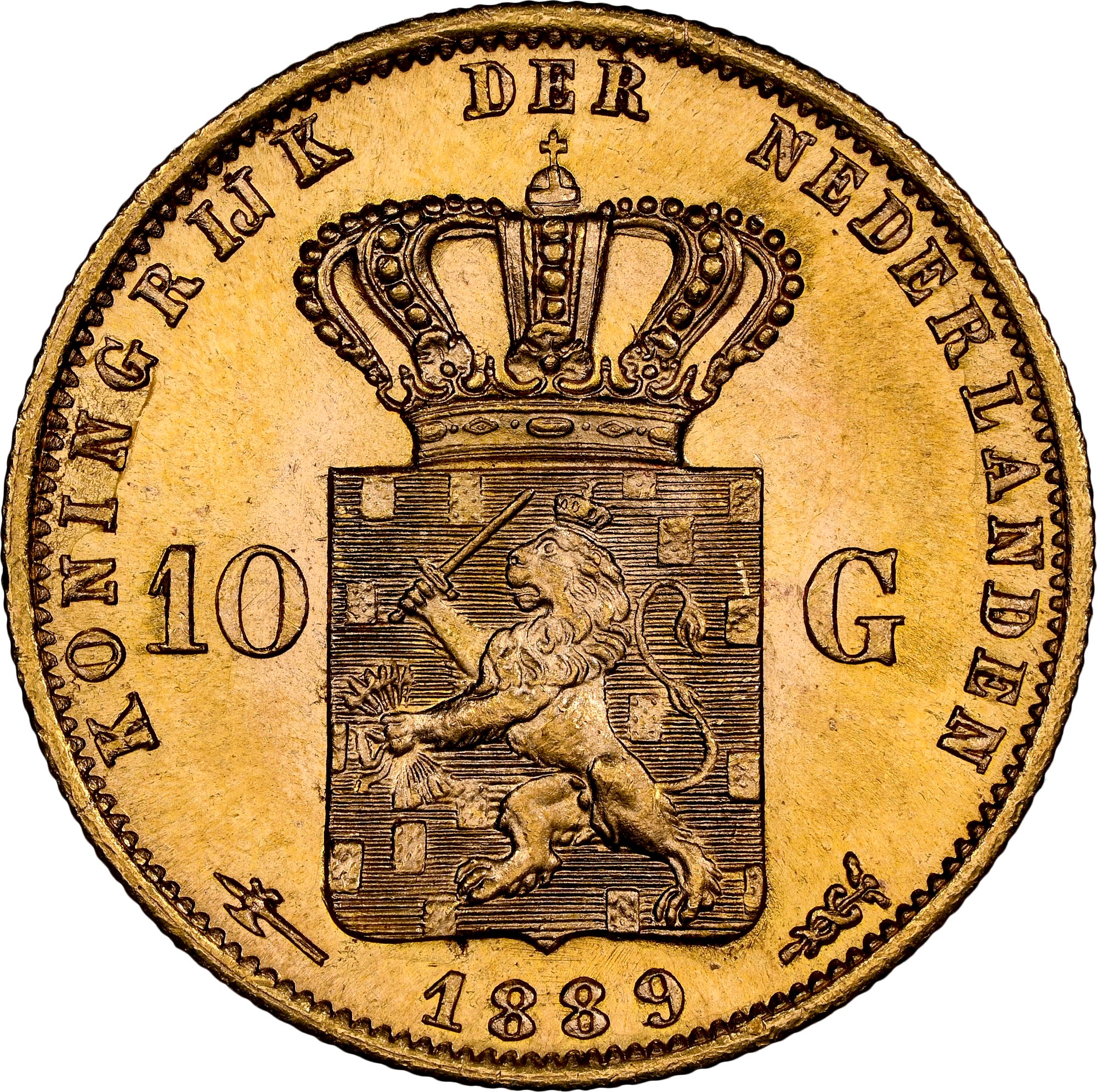 Netherlands 10 Gulden KM 106 Prices & Values | NGC