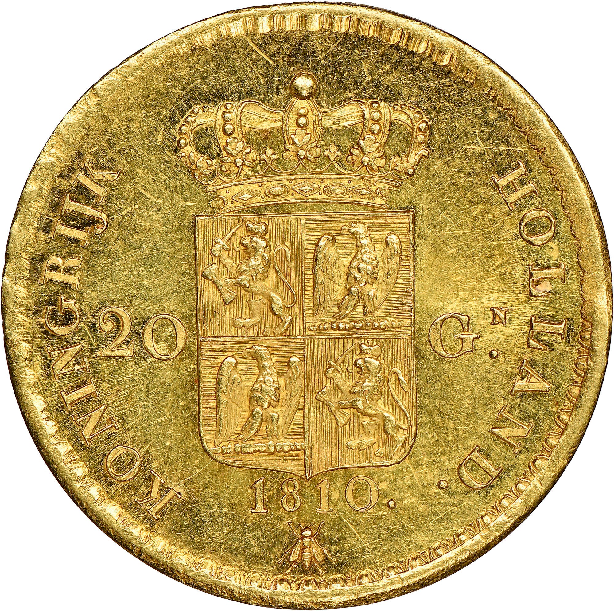 Netherlands 20 Gulden KM 34 Prices & Values | NGC