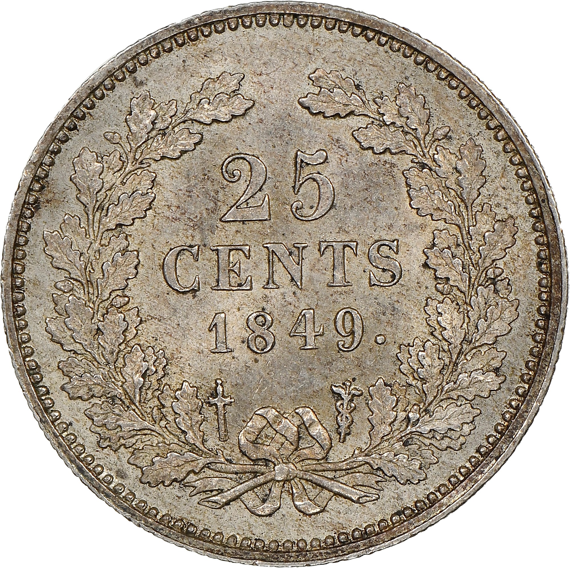 Netherlands 25 Cents KM 76 Prices & Values | NGC
