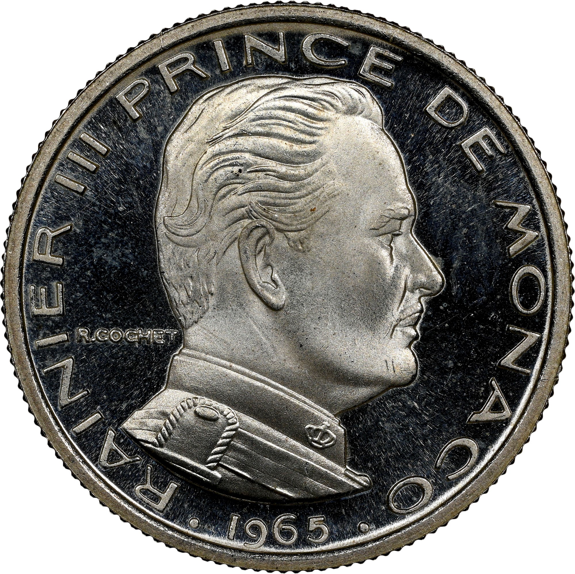 Monaco 1/2 Franc KM E53 Prices & Values | NGC