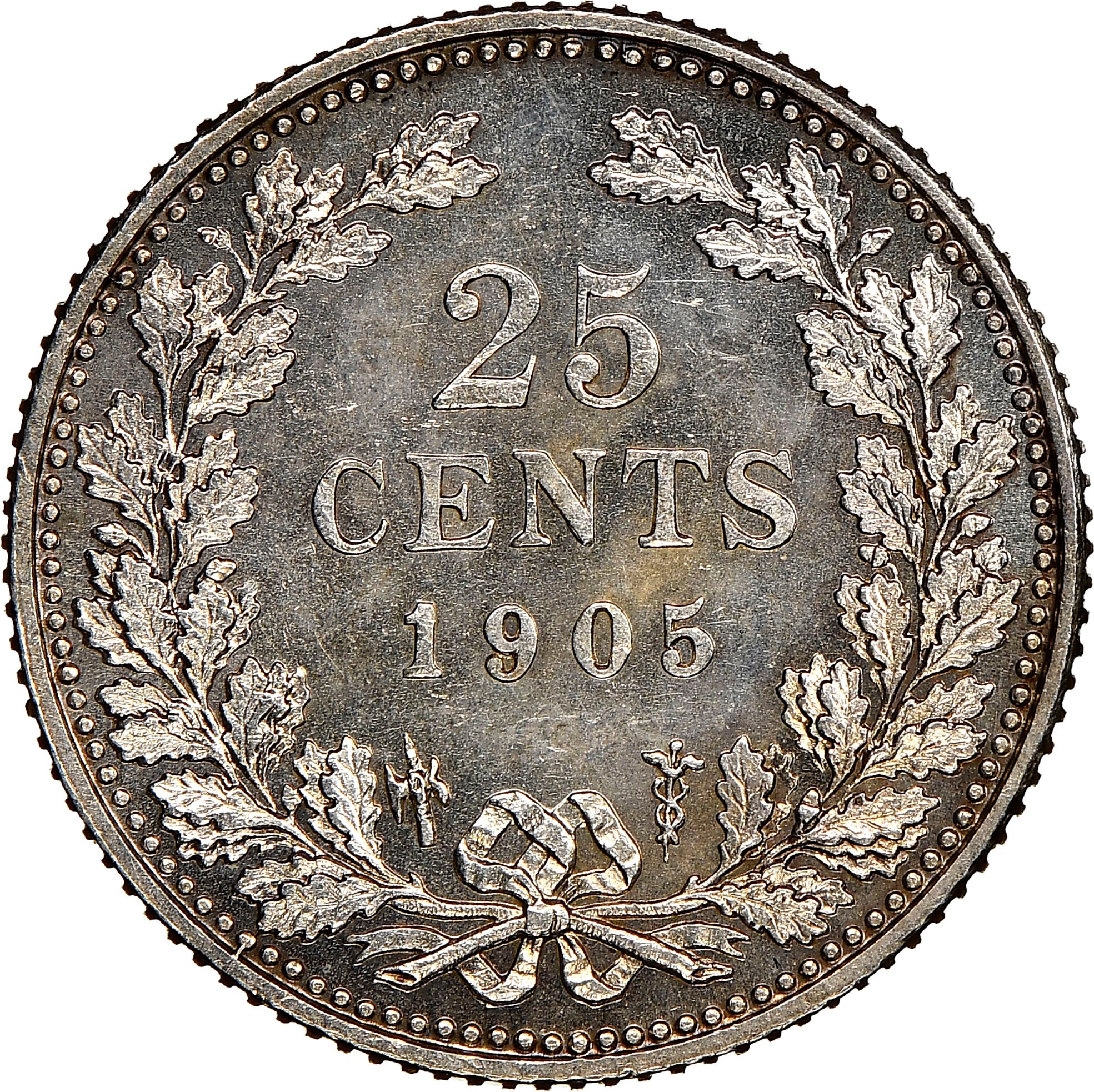 Netherlands 25 Cents KM 120.2 Prices & Values | NGC