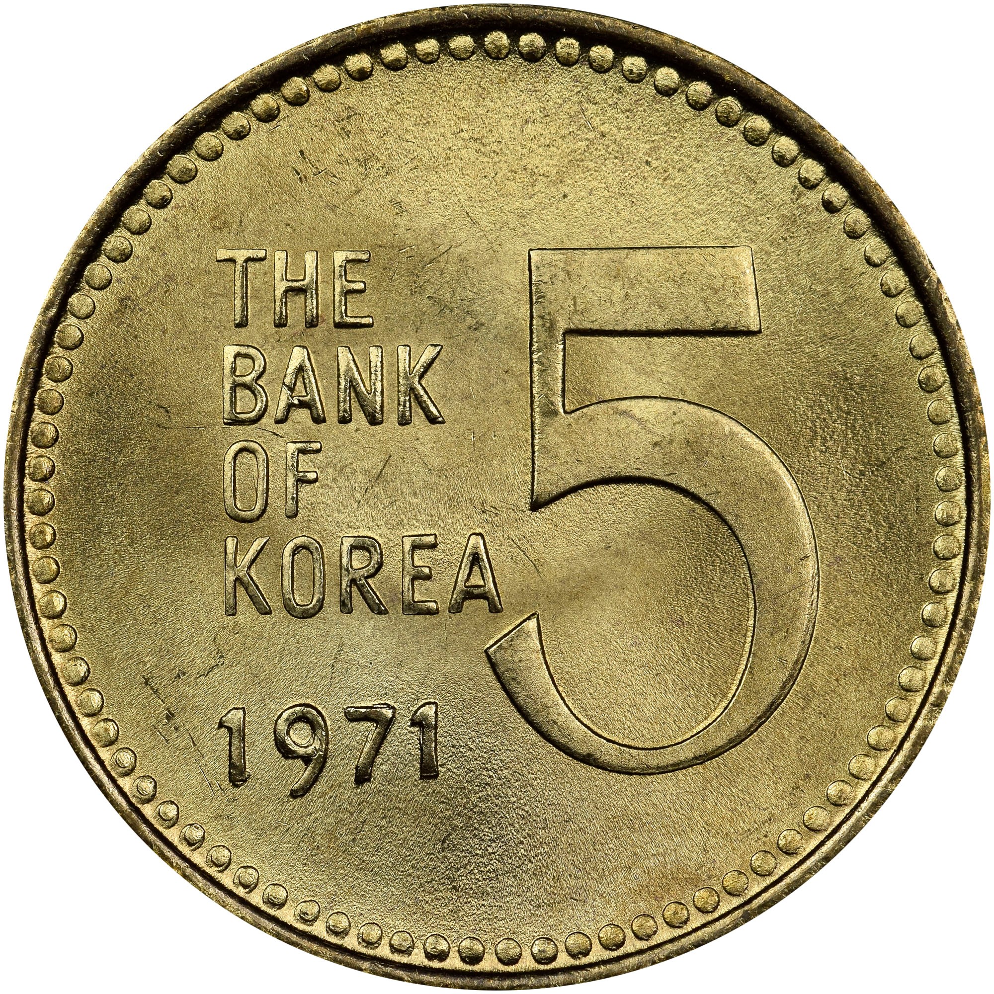 Korea-South 5 Won KM 5a Prices & Values | NGC