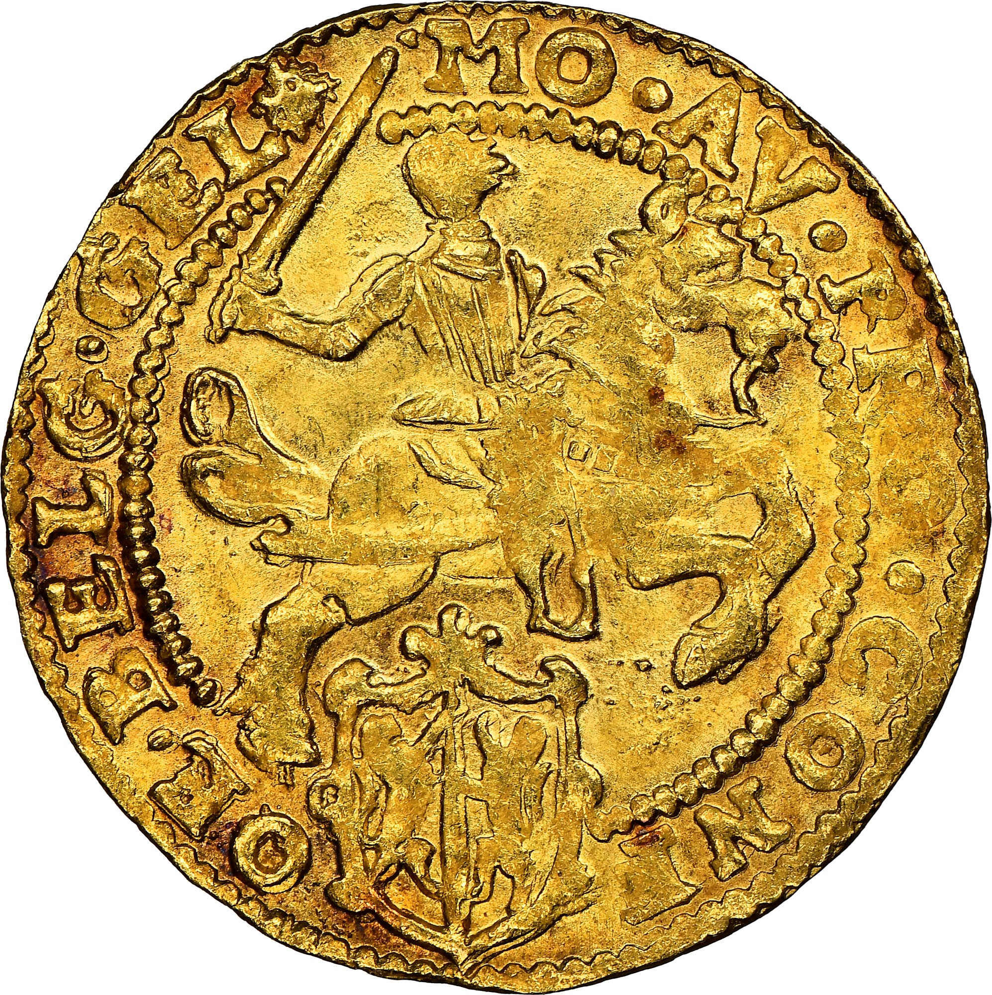 Netherlands GELDERLAND 1/2 Gold Rider KM 17.1 Prices & Values | NGC