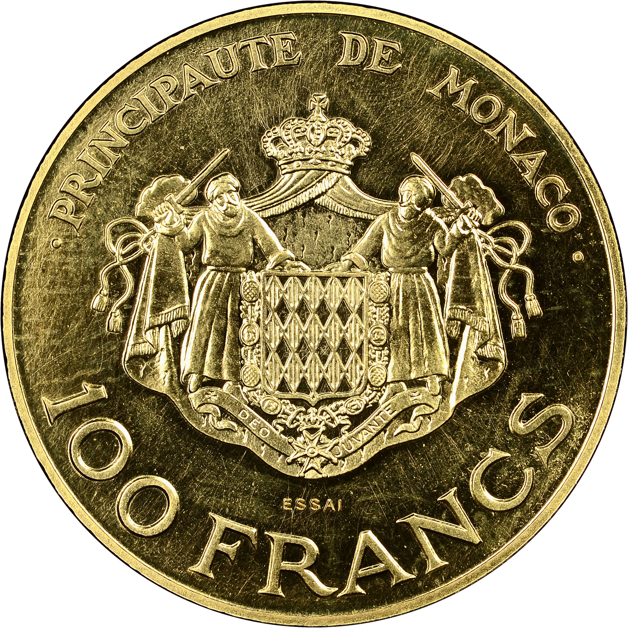 Monaco 100 Francs KM E76 Prices & Values | NGC
