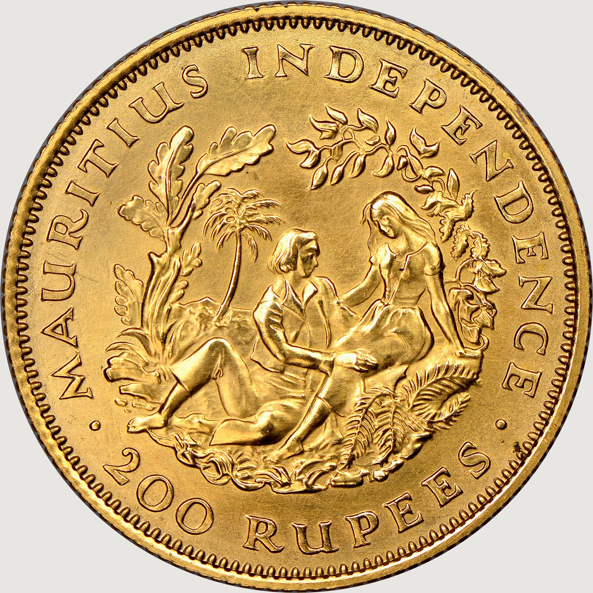 Mauritius 200 Rupees KM 39 Prices & Values | NGC