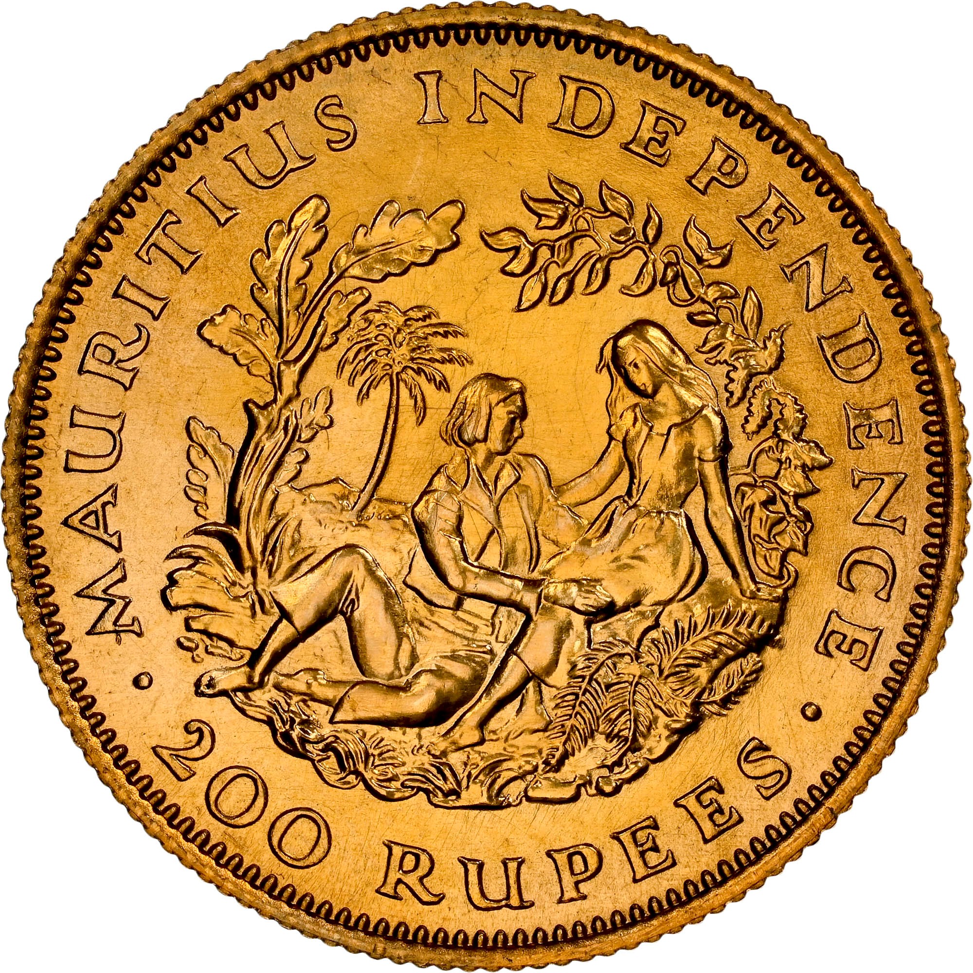 Mauritius 200 Rupees KM 39 Prices & Values | NGC