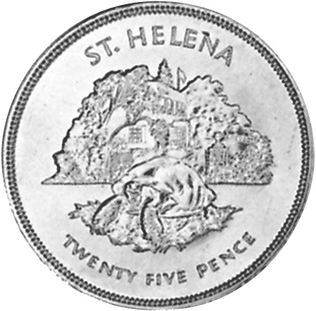 Saint Helena 25 Pence KM 6 Prices & Values | NGC