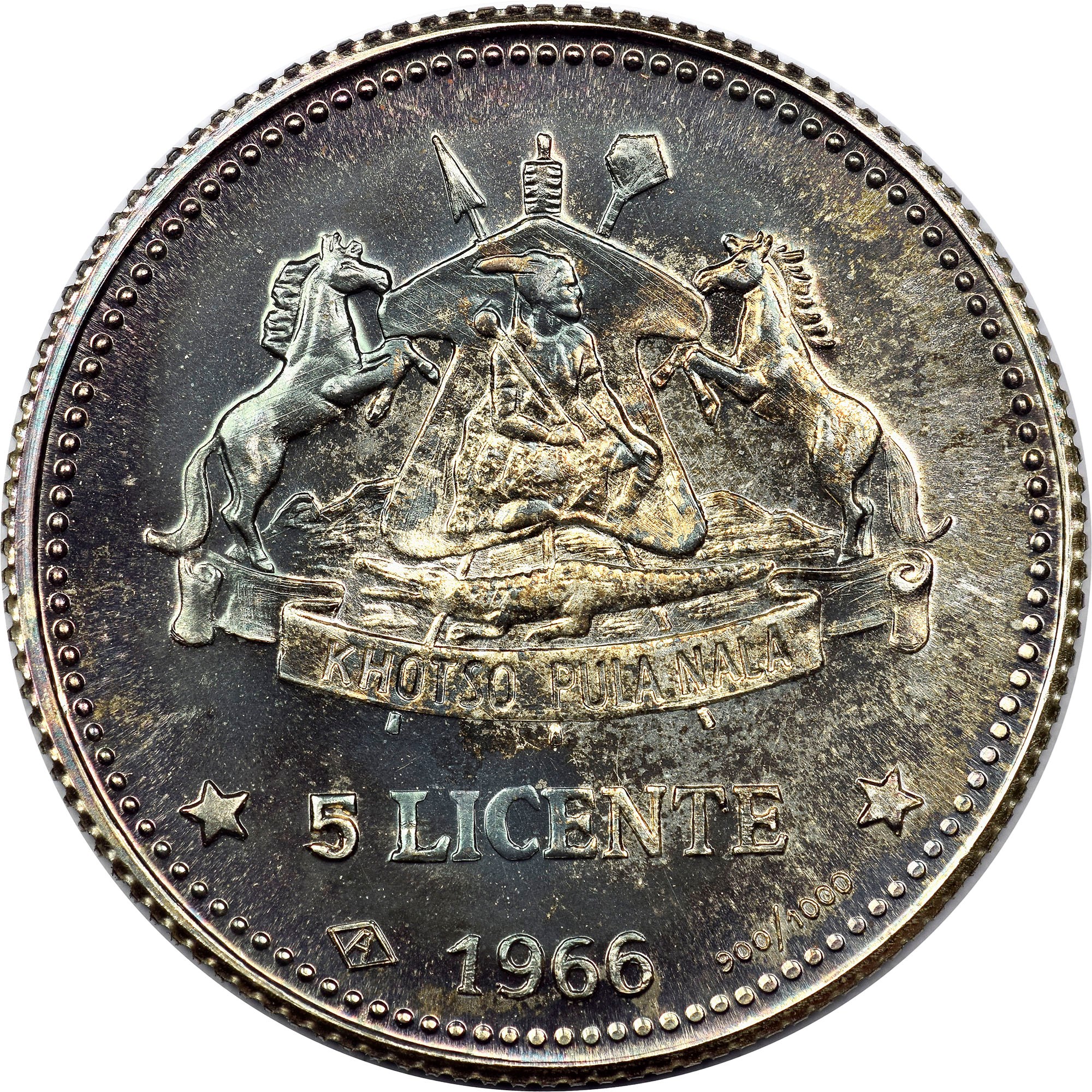 Lesotho 5 Licente KM 1 Prices & Values | NGC