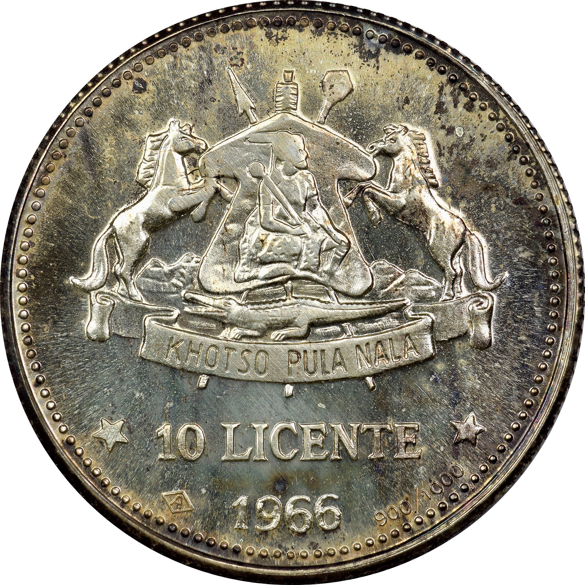 Lesotho 10 Licente KM 2 Prices & Values | NGC