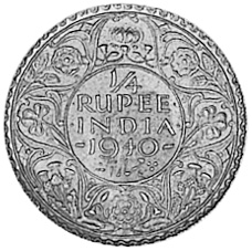 India-British 1/4 Rupee KM 545 Prices & Values | NGC