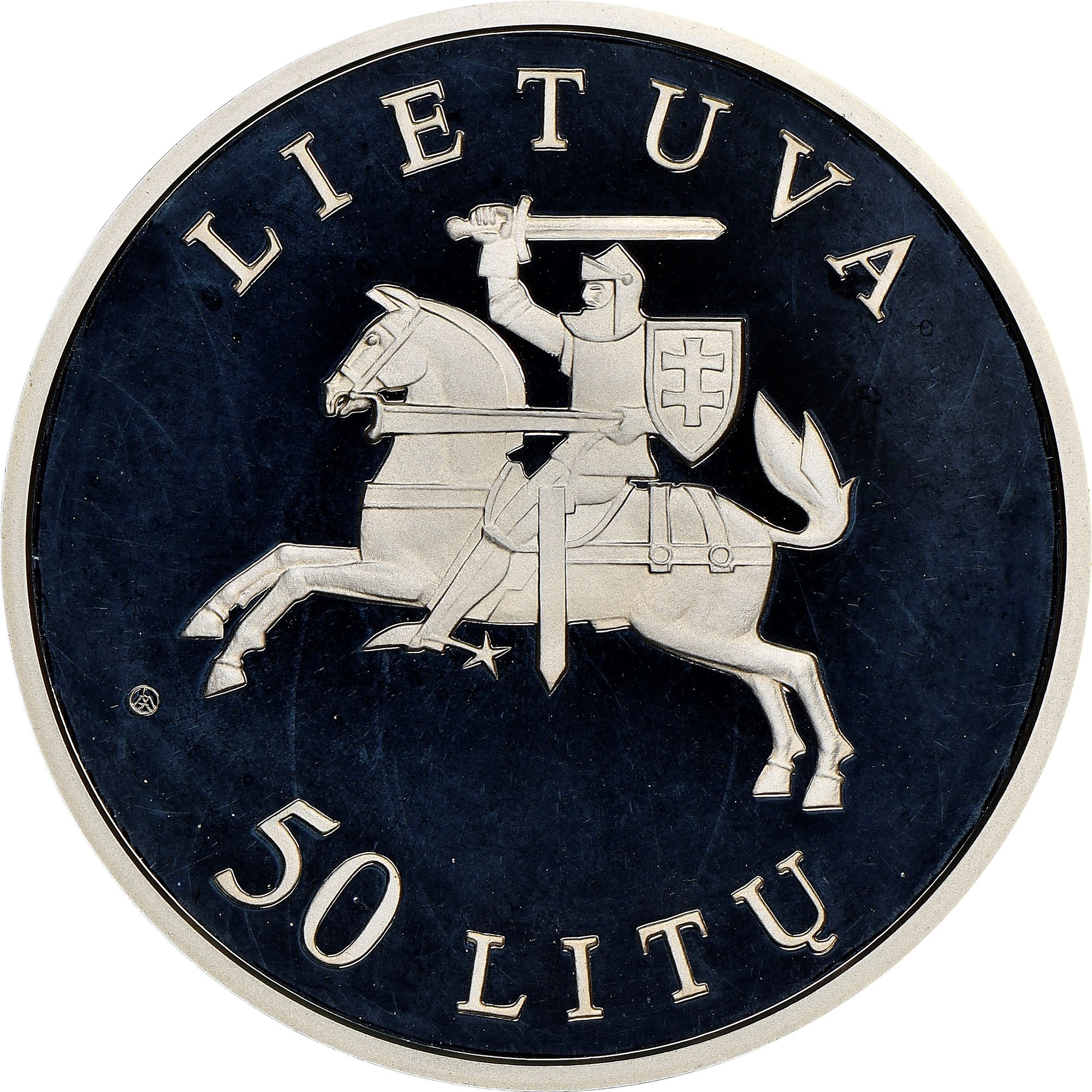 Lithuania 50 Litų KM 122 Prices & Values | NGC