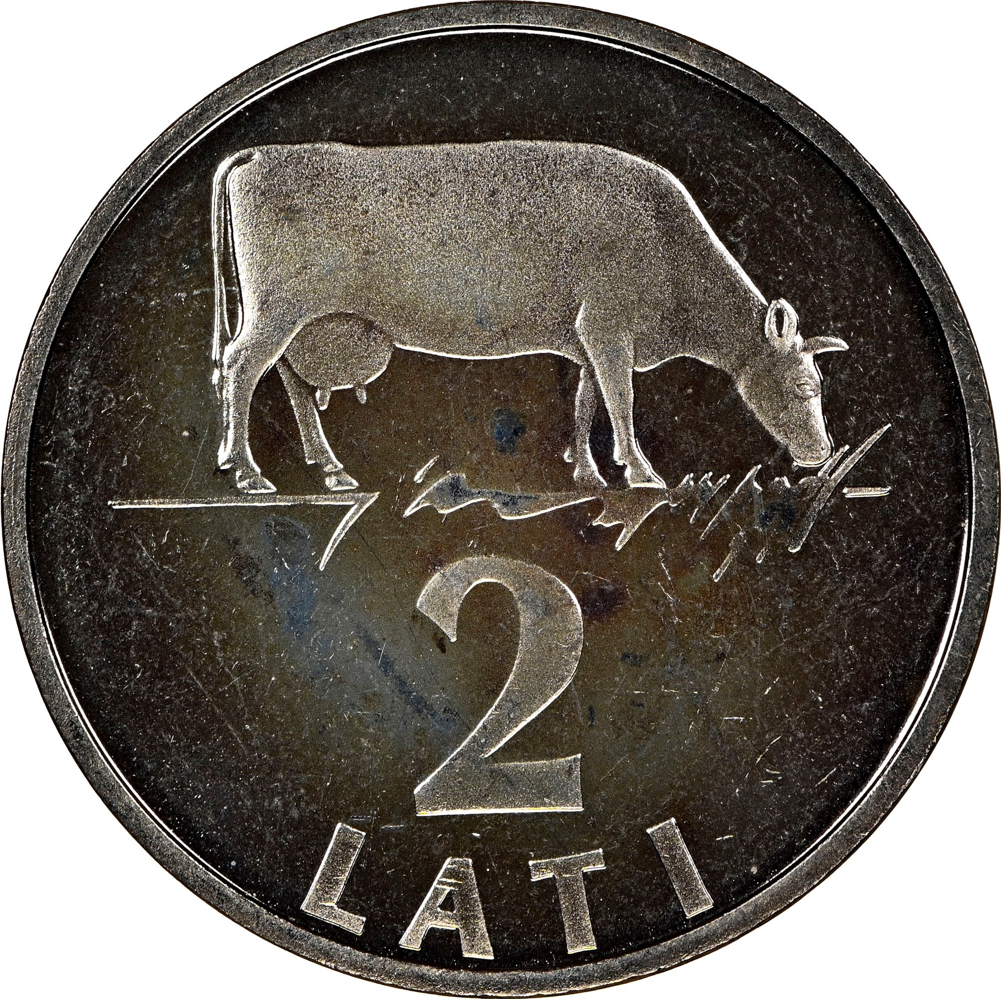 Latvia 2 Lati KM 14 Prices & Values | NGC