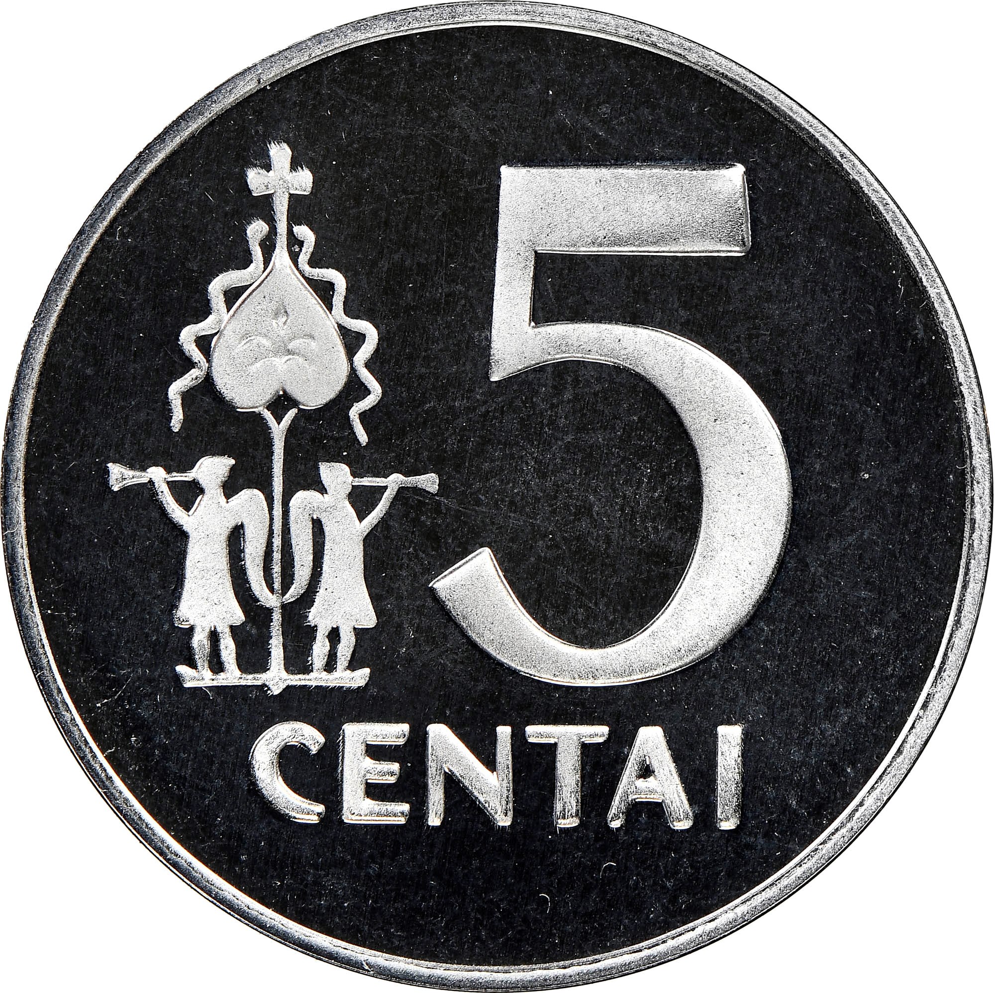 Lithuania 5 Centai KM 87 Prices & Values | NGC