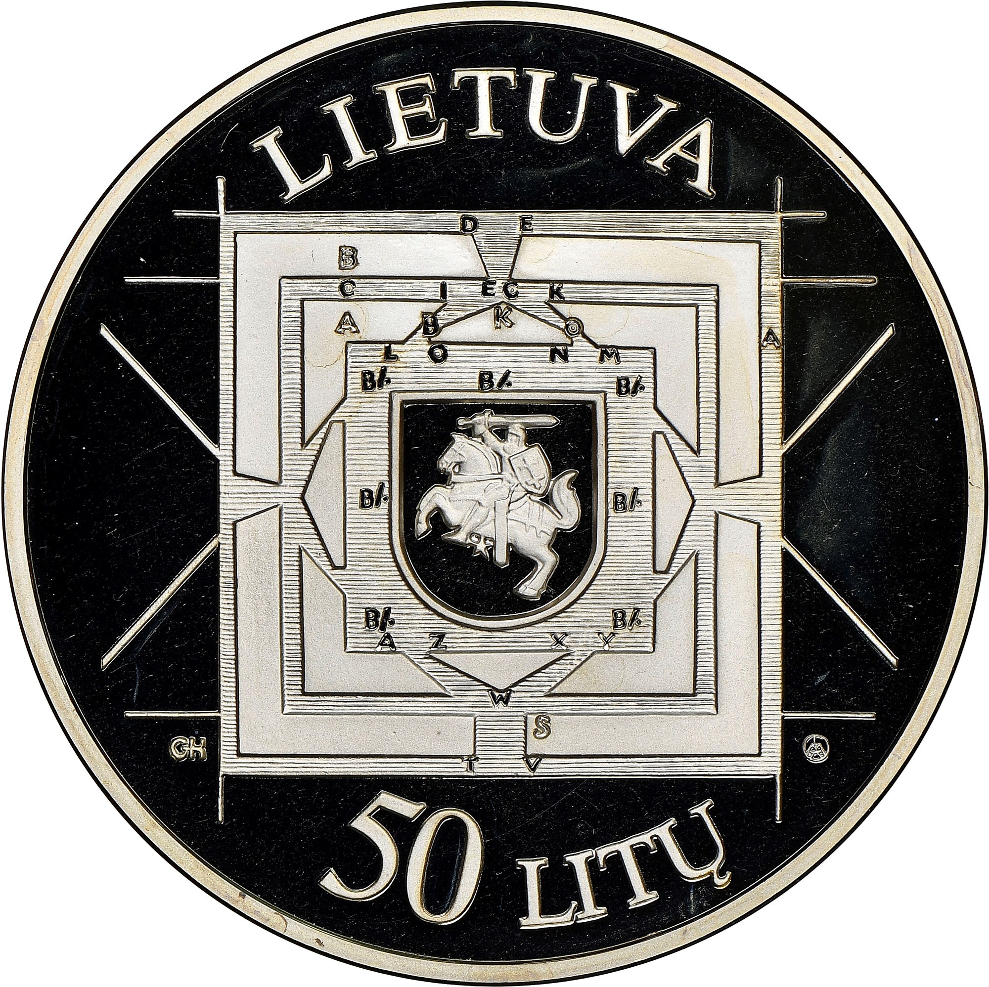 Lithuania 50 Litų KM 121 Prices & Values | NGC