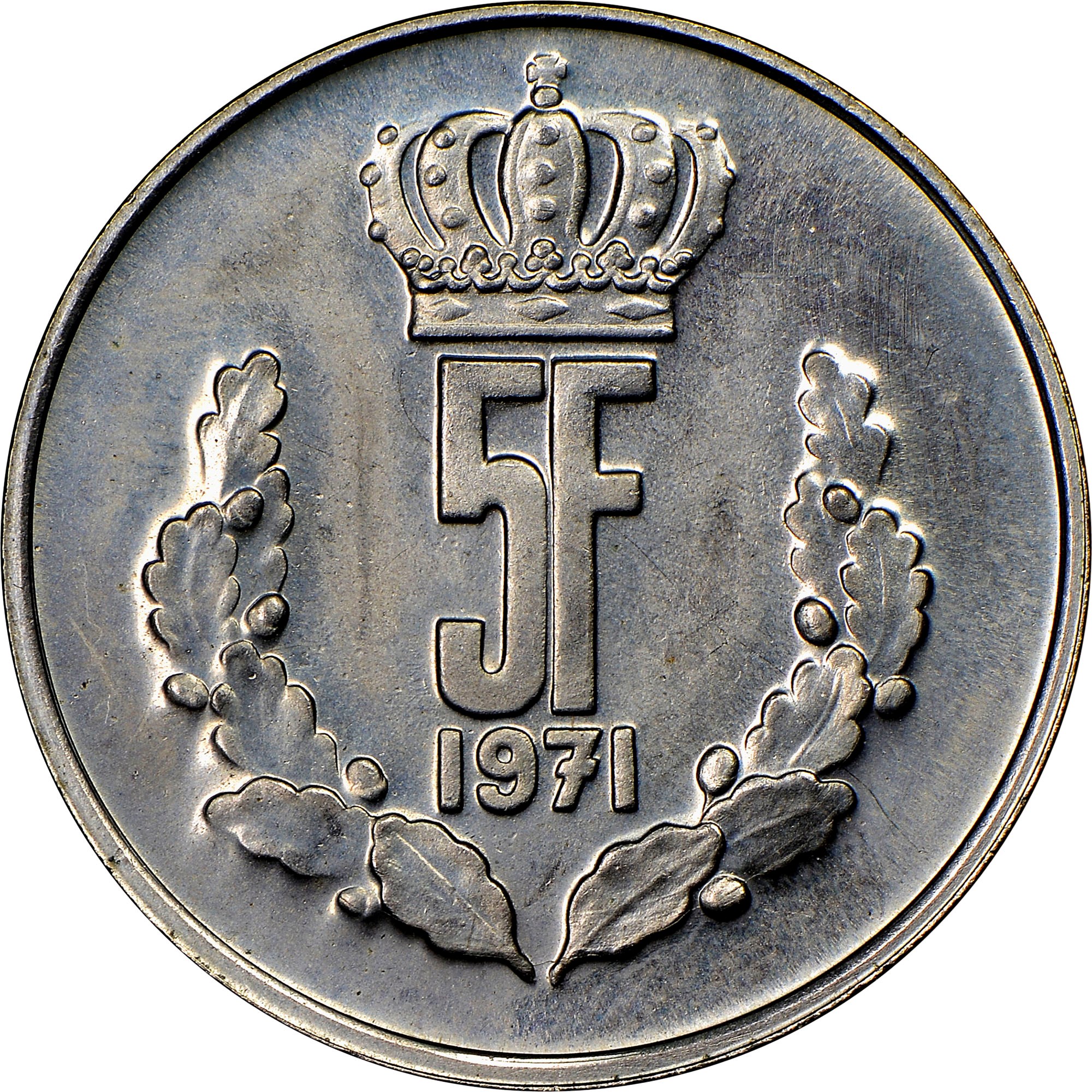 Luxembourg 5 Francs KM 56 Prices & Values | NGC