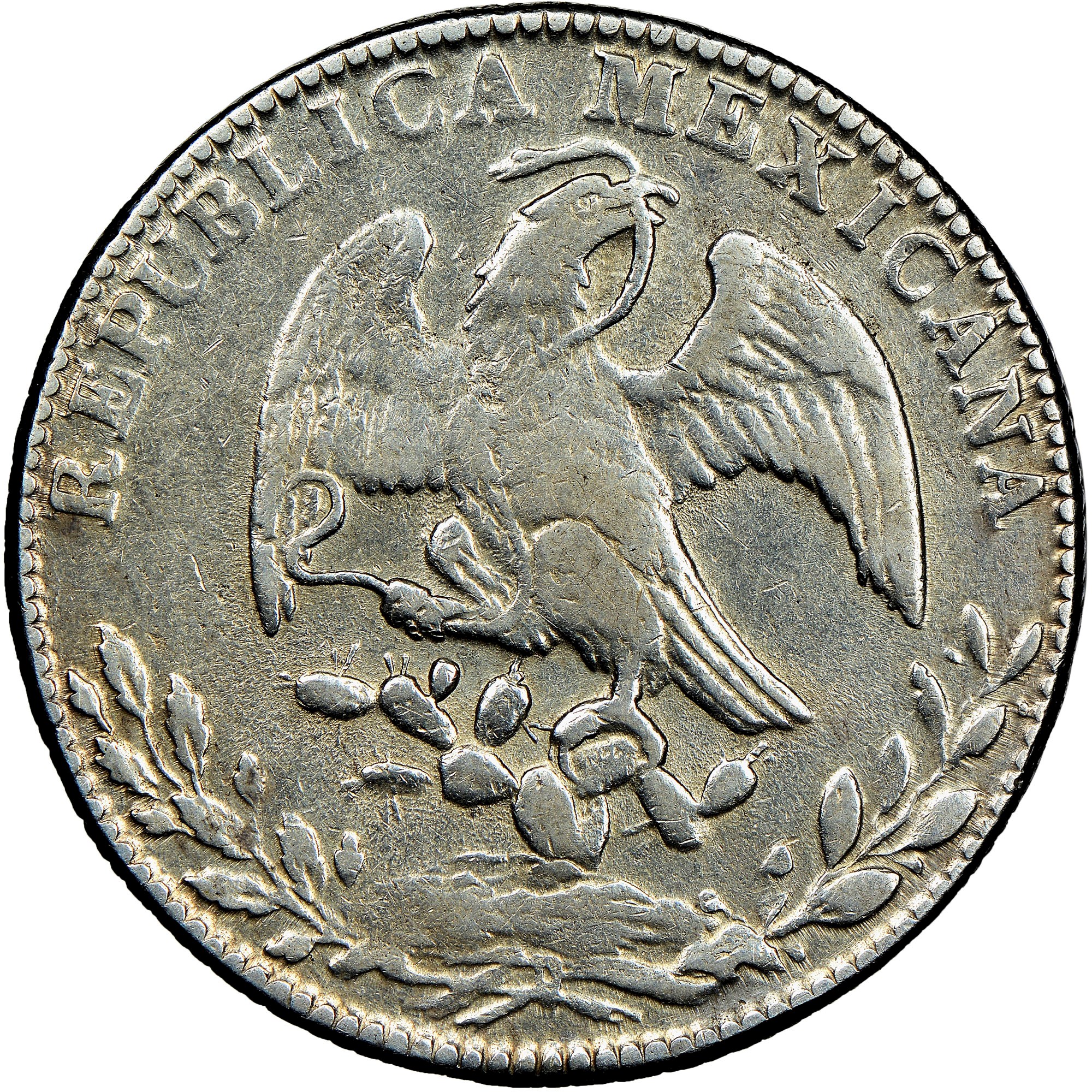 Mexico FIRST REPUBLIC 8 Reales KM 377.2 Prices & Values | NGC