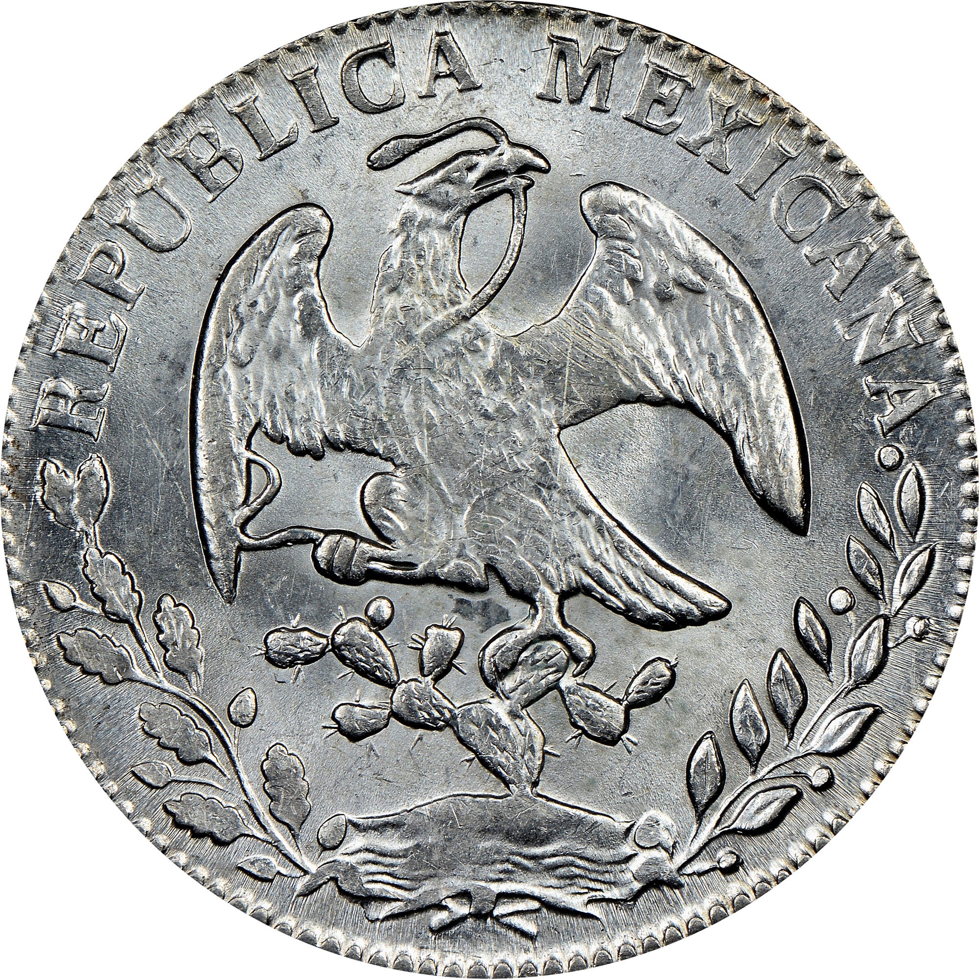 Mexico FIRST REPUBLIC 8 Reales KM 377.8 Prices & Values | NGC