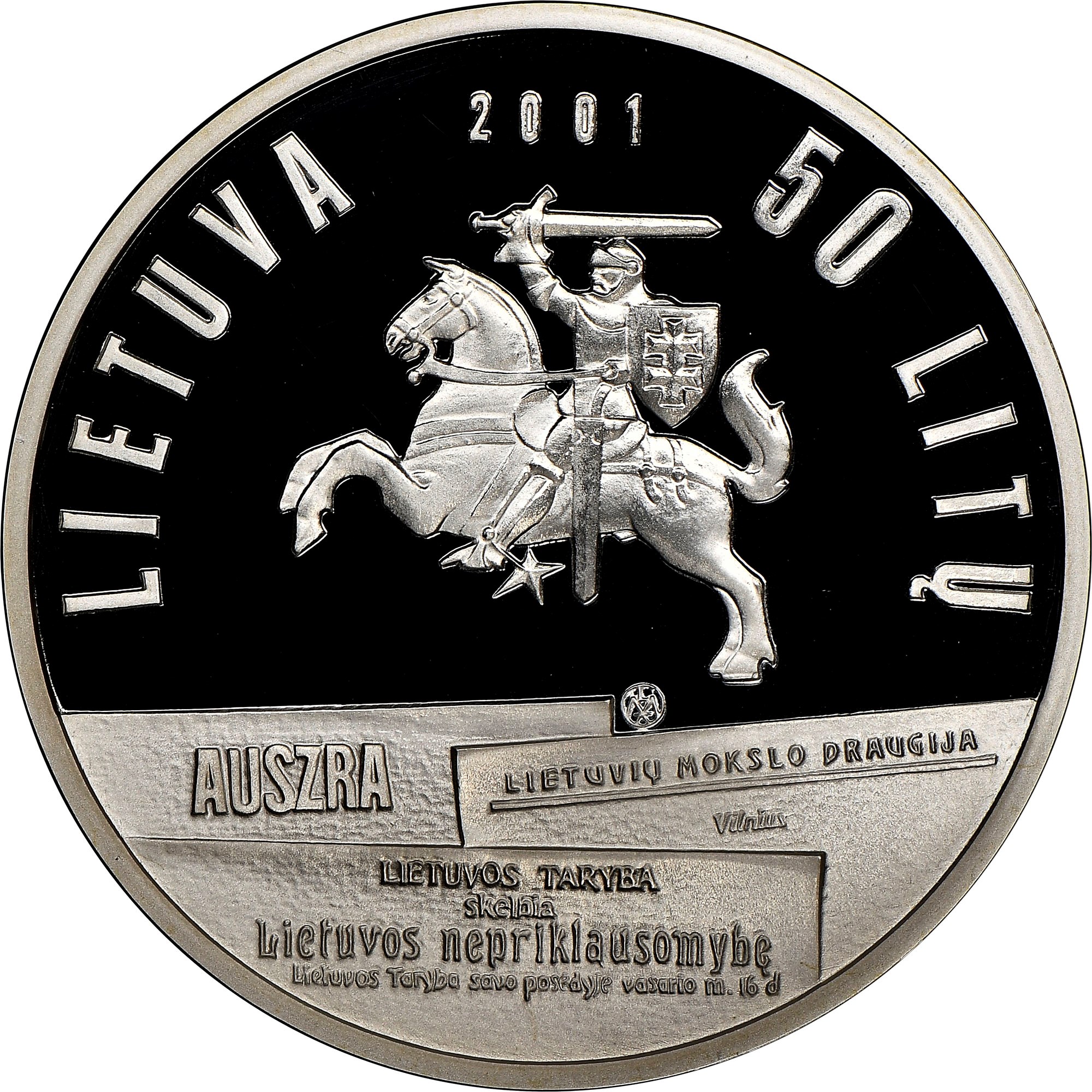 Lithuania 50 Litų KM 130 Prices & Values | NGC